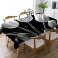Black and White Tulips Flower Tablecloths for dining table, Festive ...