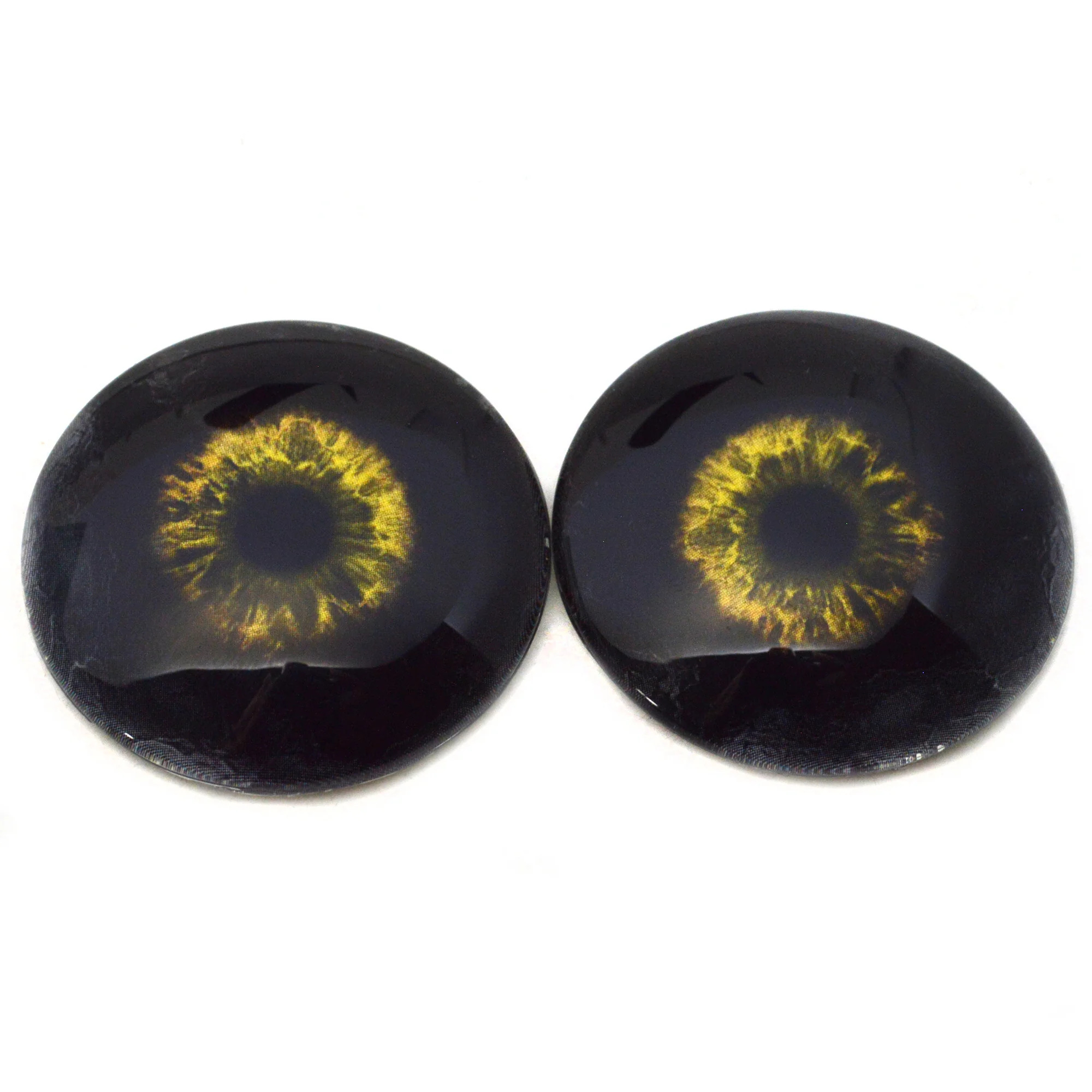 Black and Yellow Zombie Monster Glass Eyes - Walmart.com