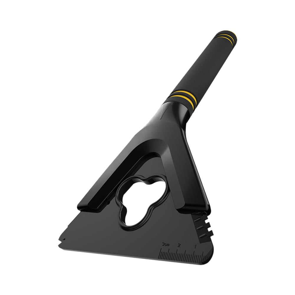 Black and yellow (B)$ Car snow shovel Car snow scraper Snow removal ...