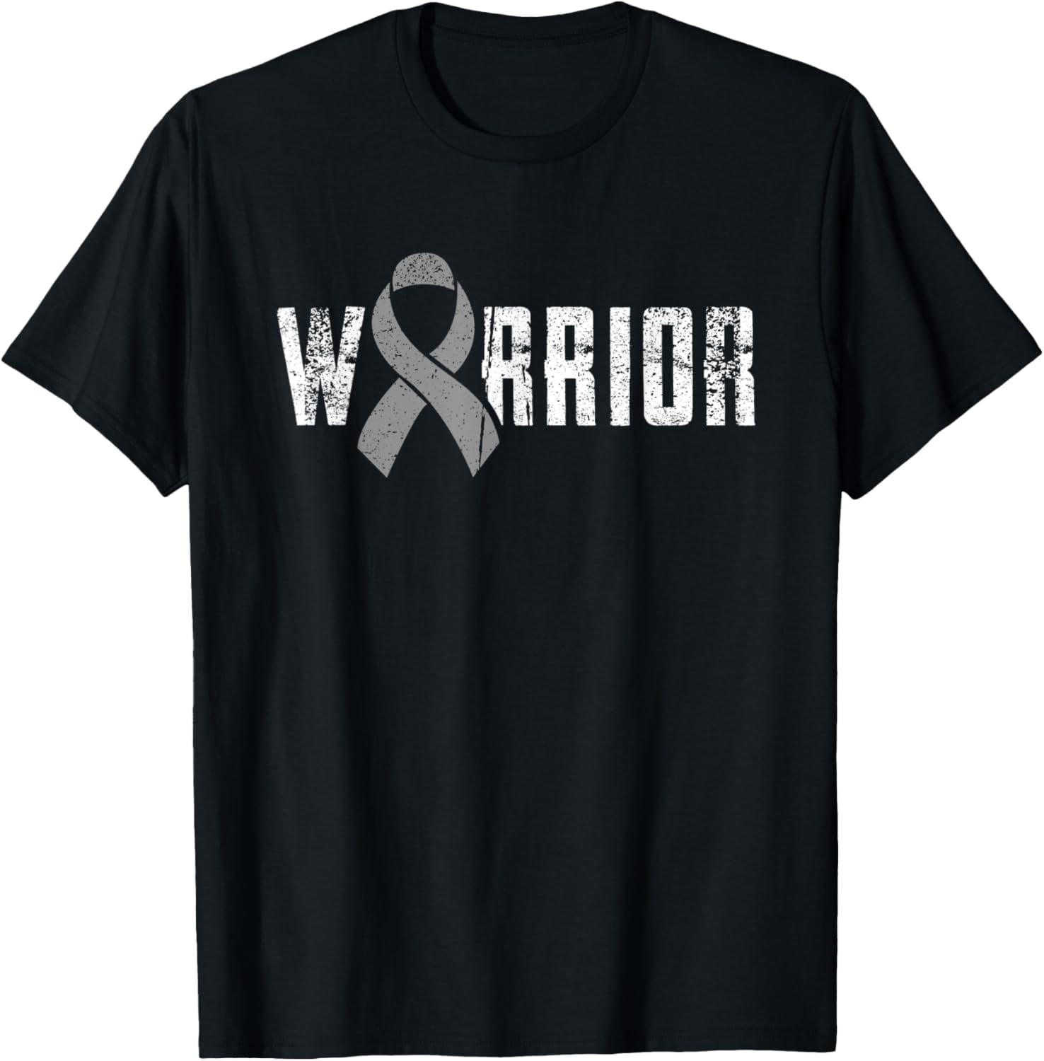 Black for both men and women Brain Cancer Tumor Warrior Awareness ...