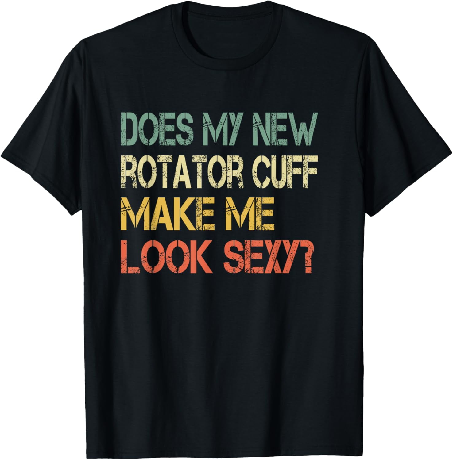 Black for both men and women Funny Shoulder Surgery Rotator Cuff ...