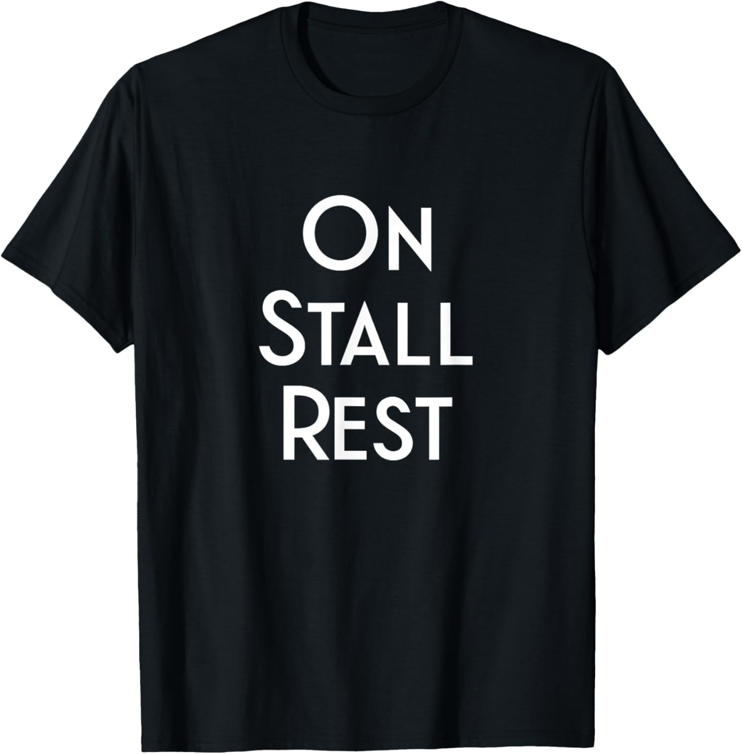 Black for both men and women Get Well Horse Gifts On Stall Rest T-Shirt ...