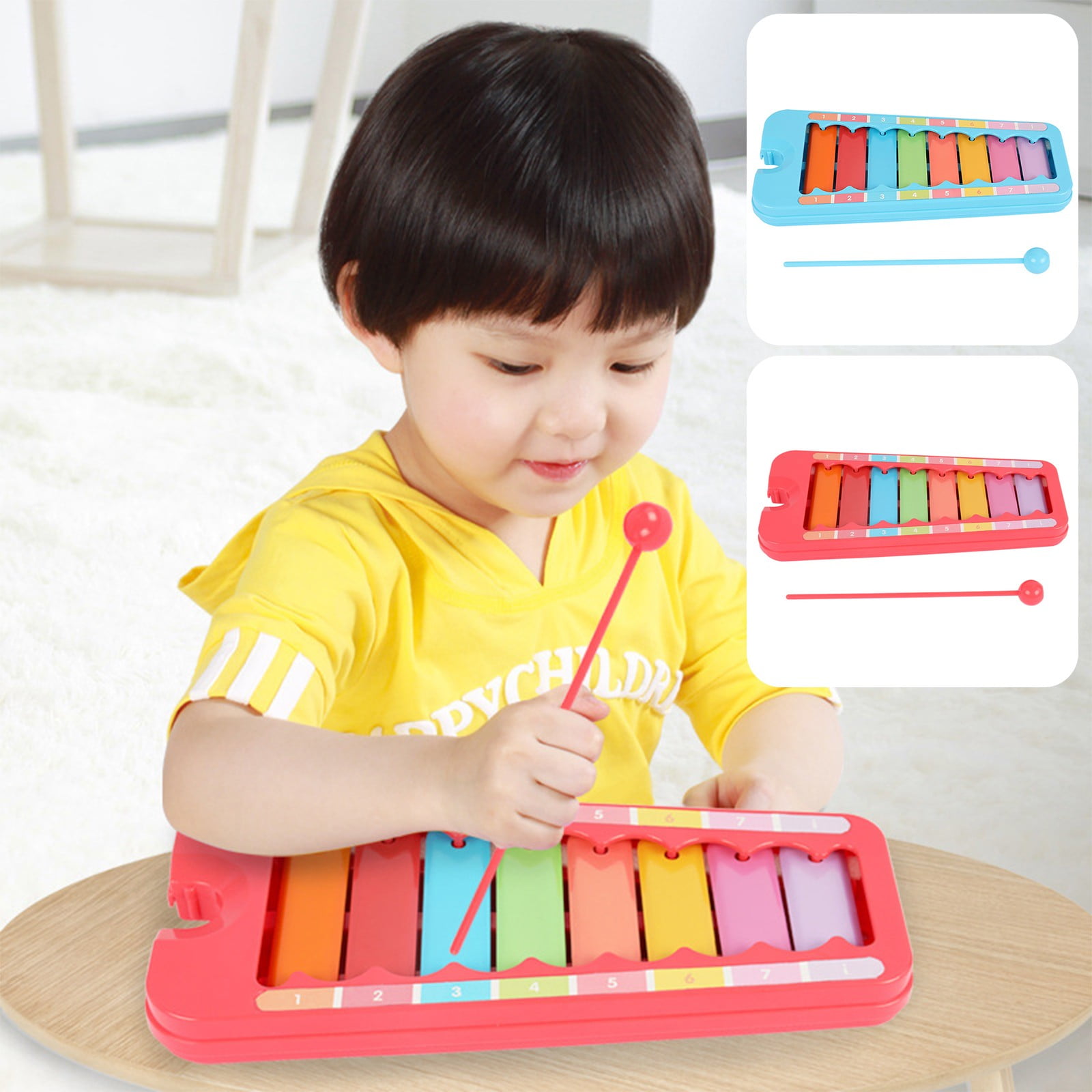 Cut Prices,Infant Toddler Eight-Tone Hand Struck Piano, Wooden ...