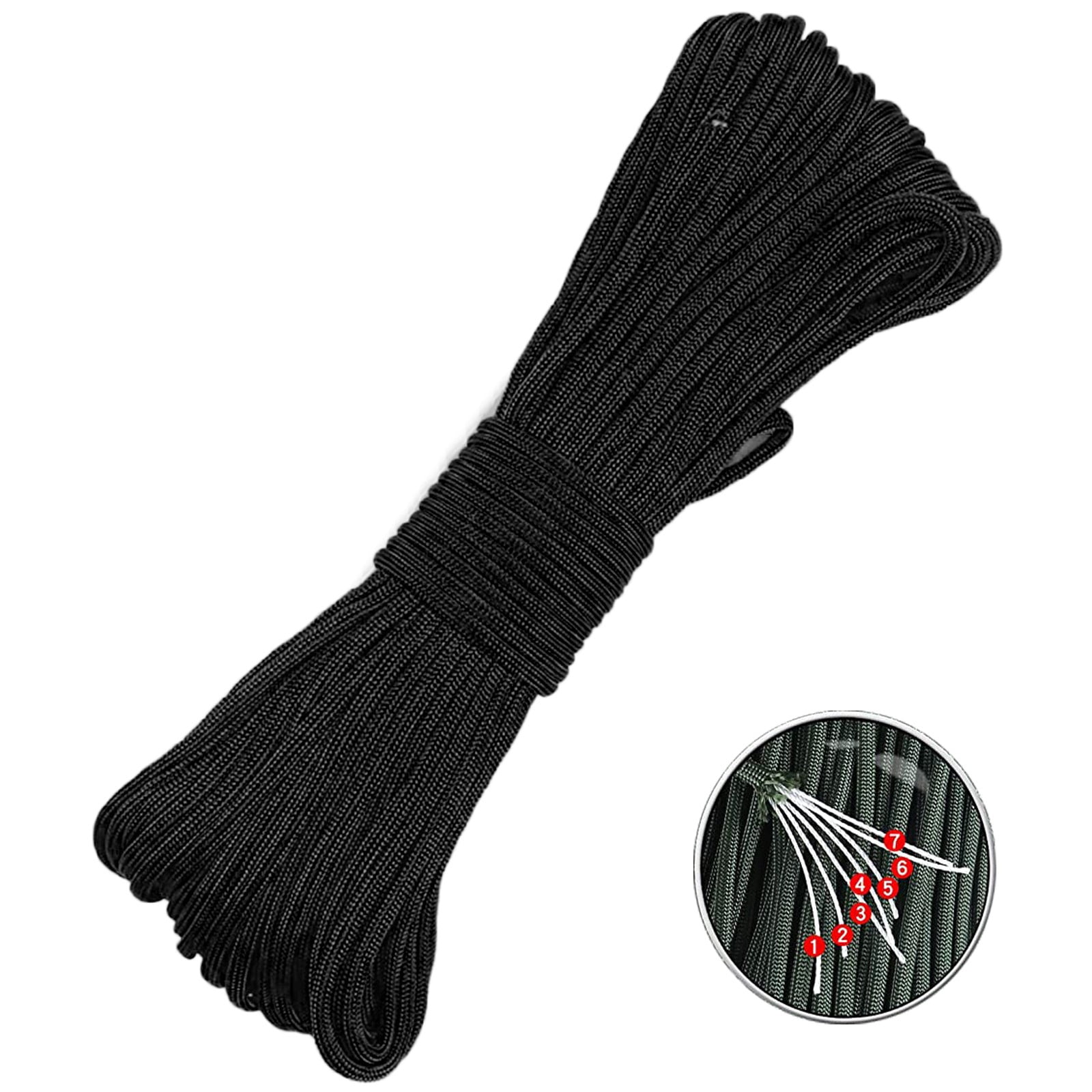 New Release,High Strength 4mm 7-Core 350 Parachute Tent Rope, 100ft ...