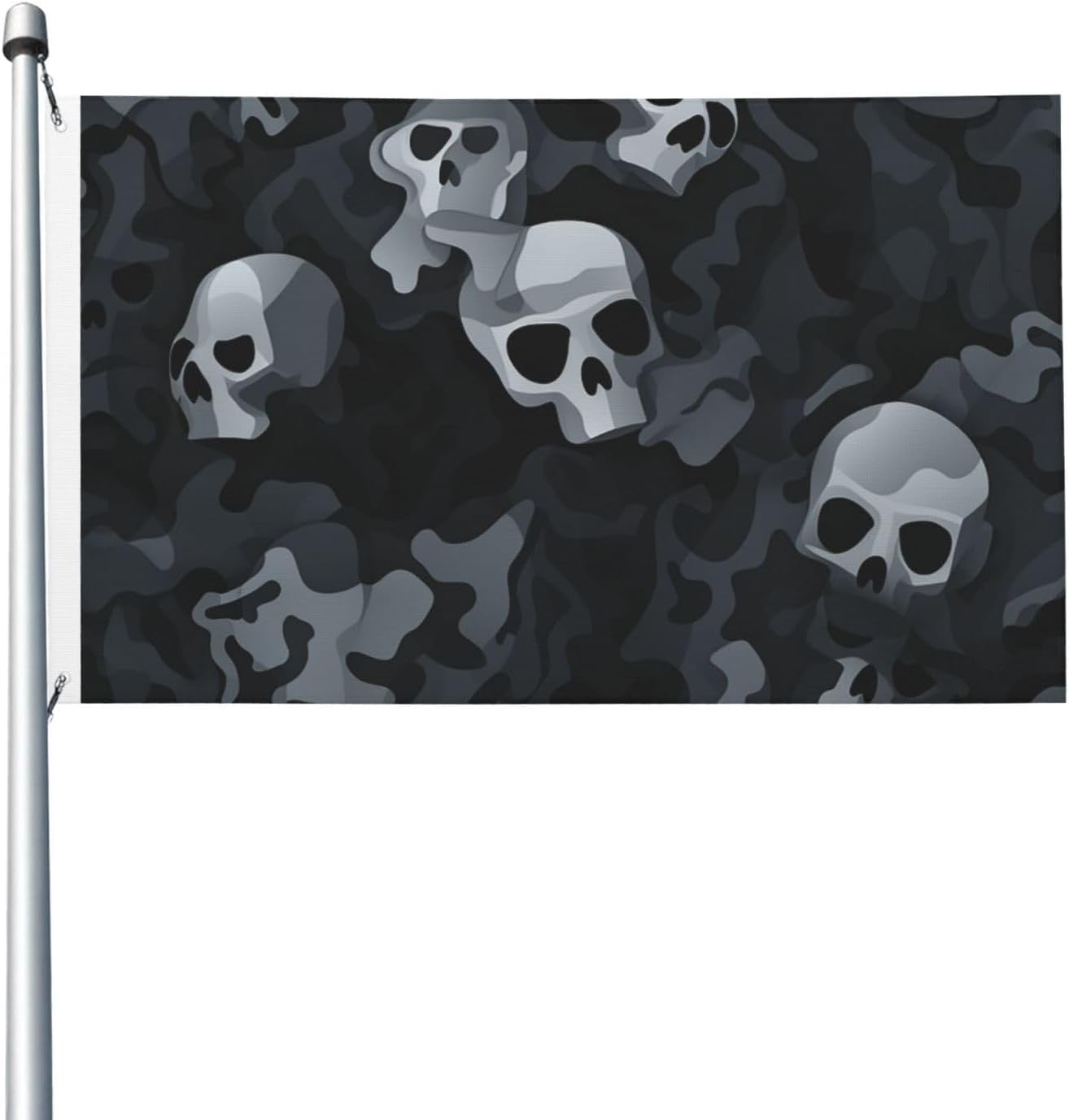 Black and gray camouflage pattern Garden Flag Welcome Flags for Outside ...