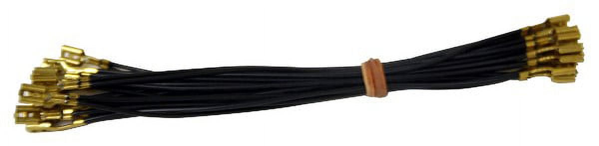 Black ground wire with 30 quick .187 quick connectors for Arcade ...
