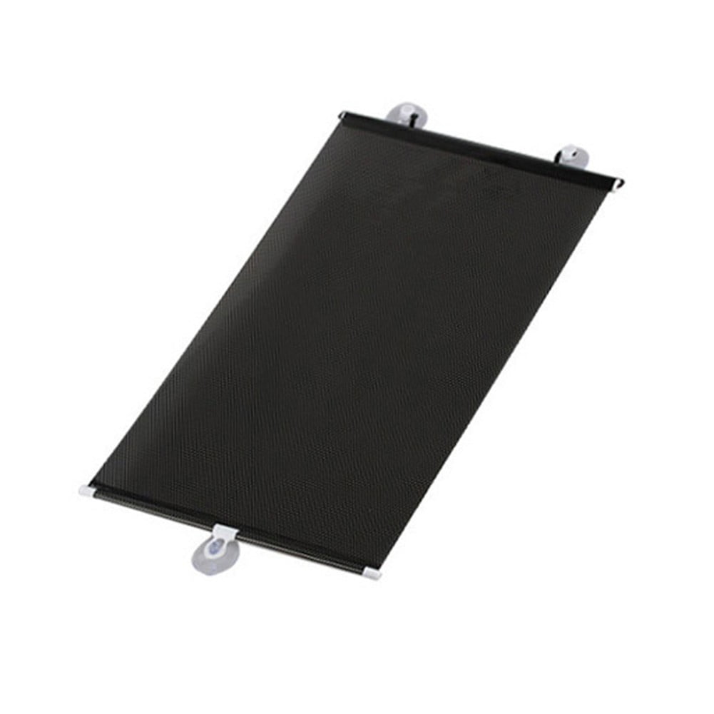 Black heat-insulating blackout cordless retractable roller blinds ...