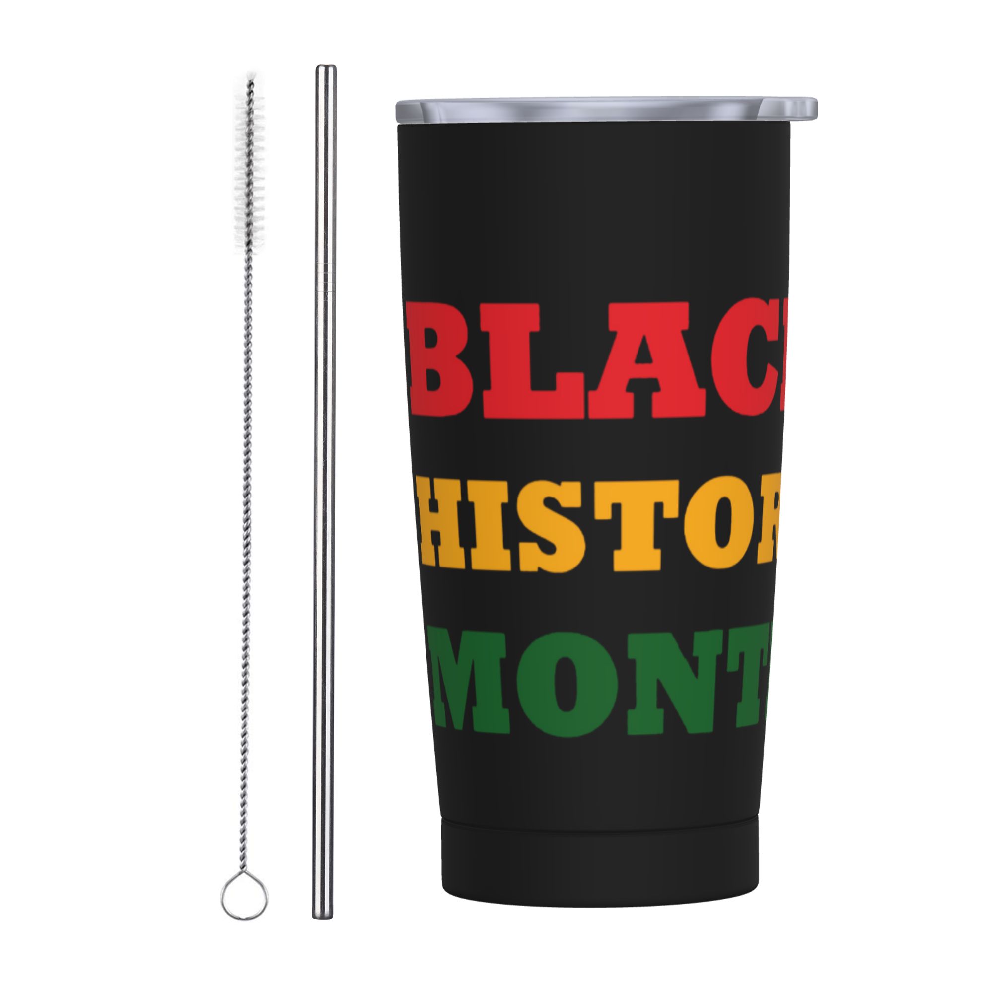 Black history month iconic sports water cup 20 oz coffee cup straw cup ...