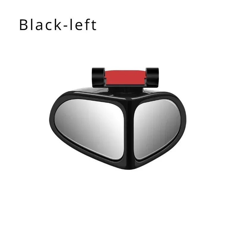 Black-left-Car Rearview Mirror Blind Spot Mirror Front and Rear Wheels ...