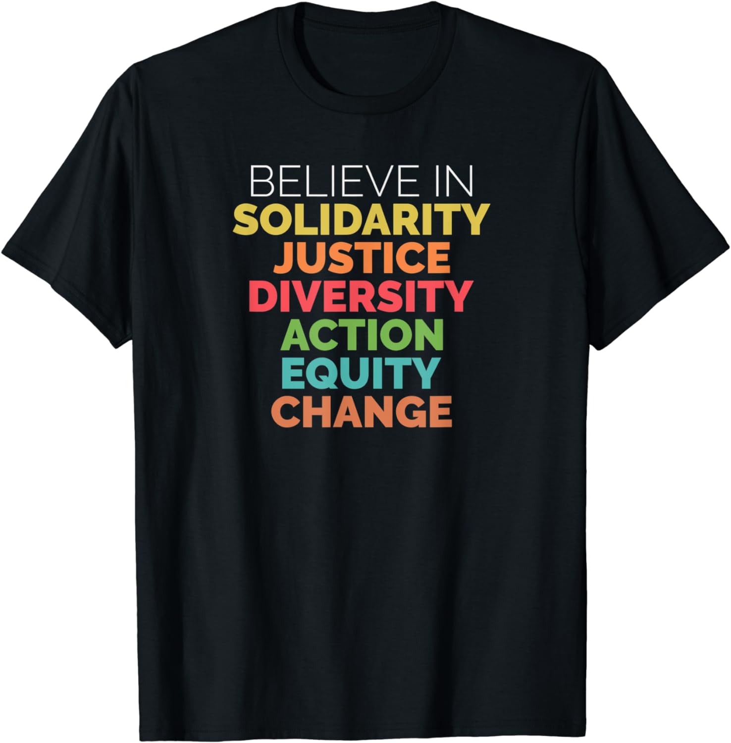 Black lives matter Teebelieve in solidarity justice diversity action ...