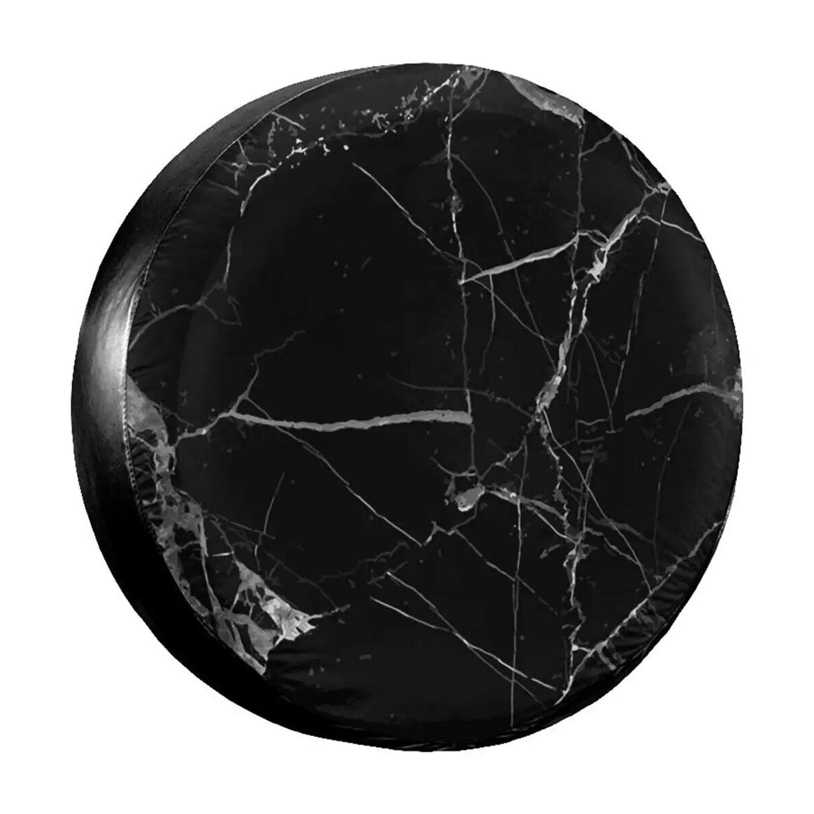 Black marble A Gift for Camping Enthusiasts Spare Tire Cover for ...