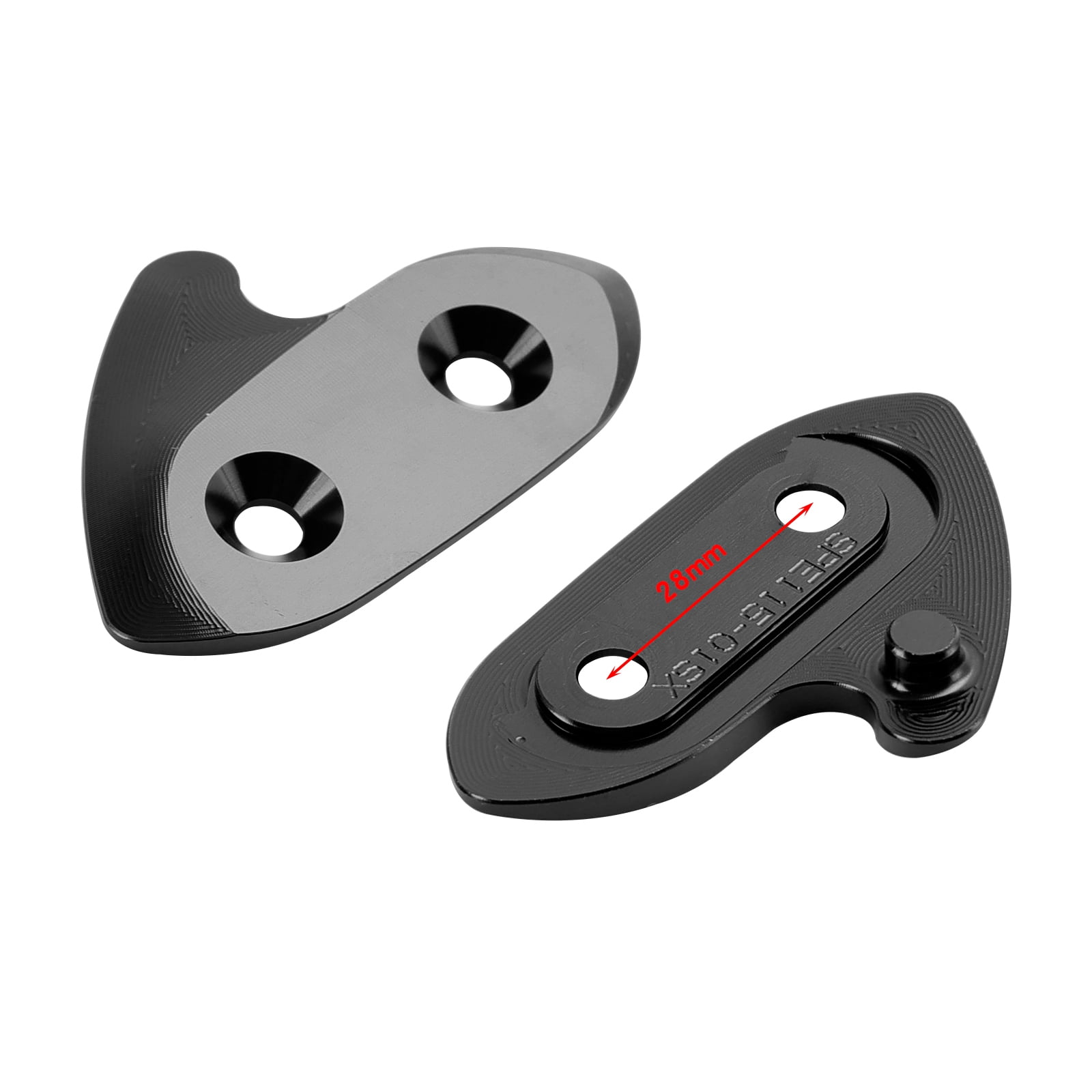 Black mirror delete blanking block off plates fits YZF-R1 YZF-R1M 2015 ...