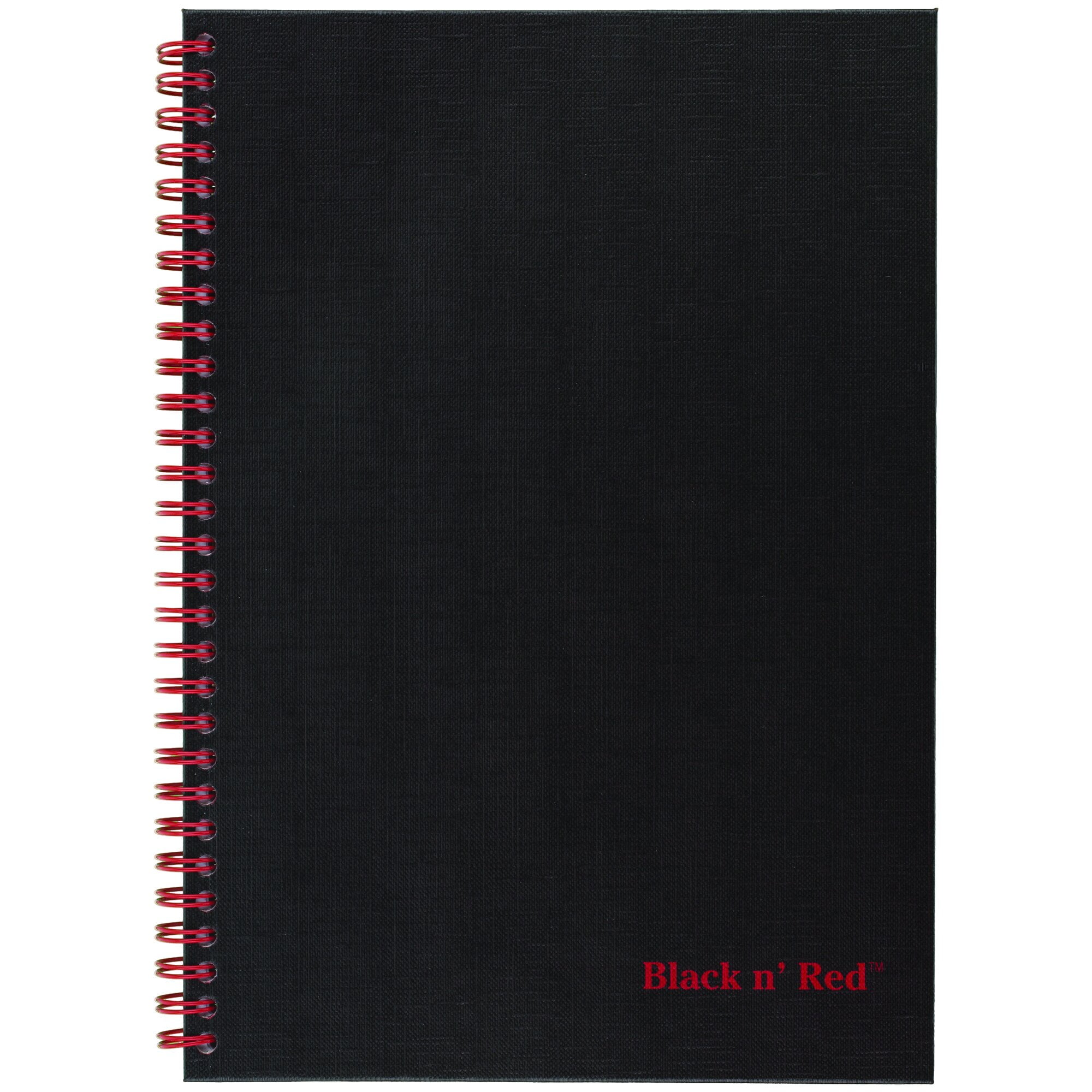 Black n Red B5 Hardcover Business Notebook Twin Wire 70 Sheets 9 78 x 6 ...