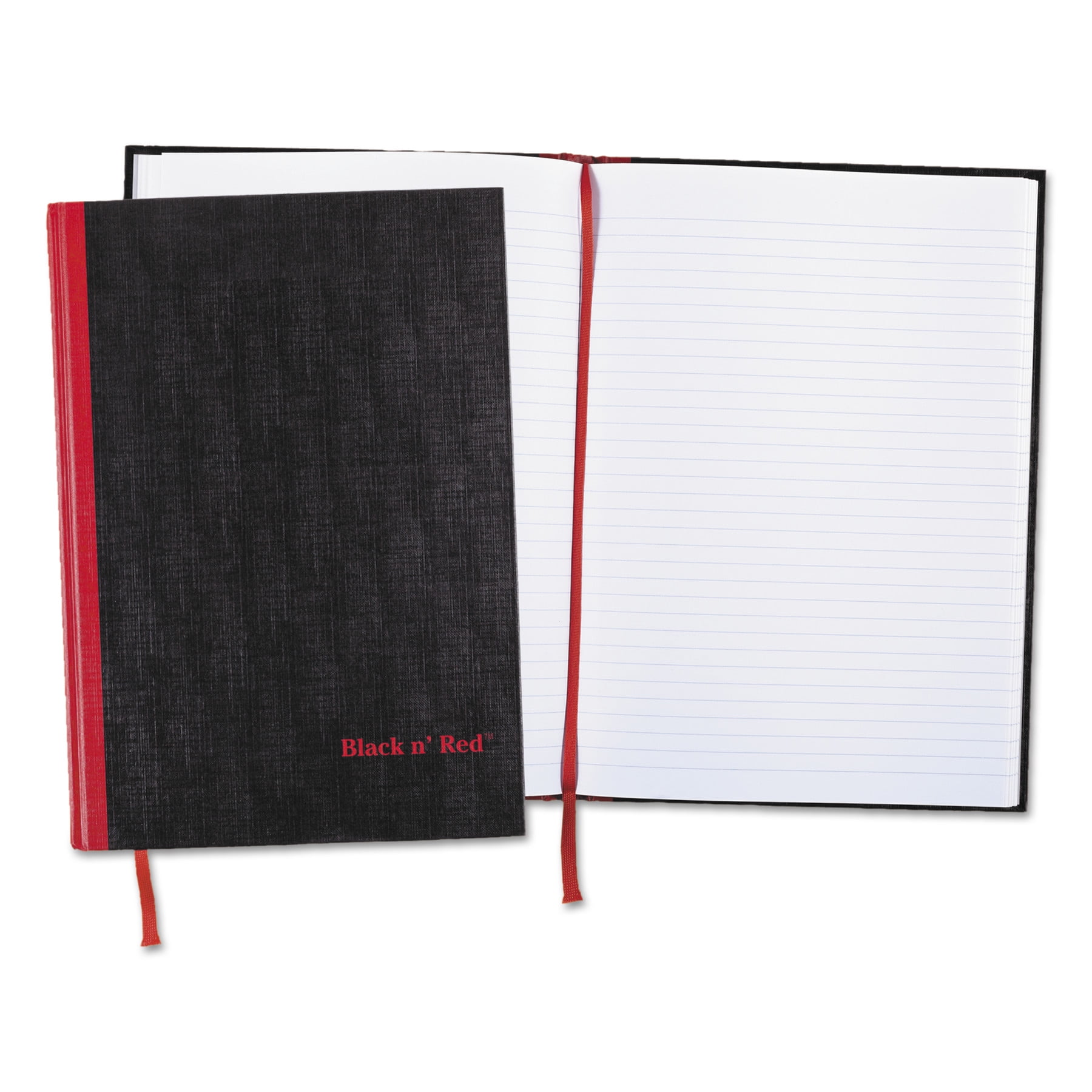 Black n' Red Casebound Notebook Plus Pack, Ruled, 11 3/4 x 8 1/4, 96 ...