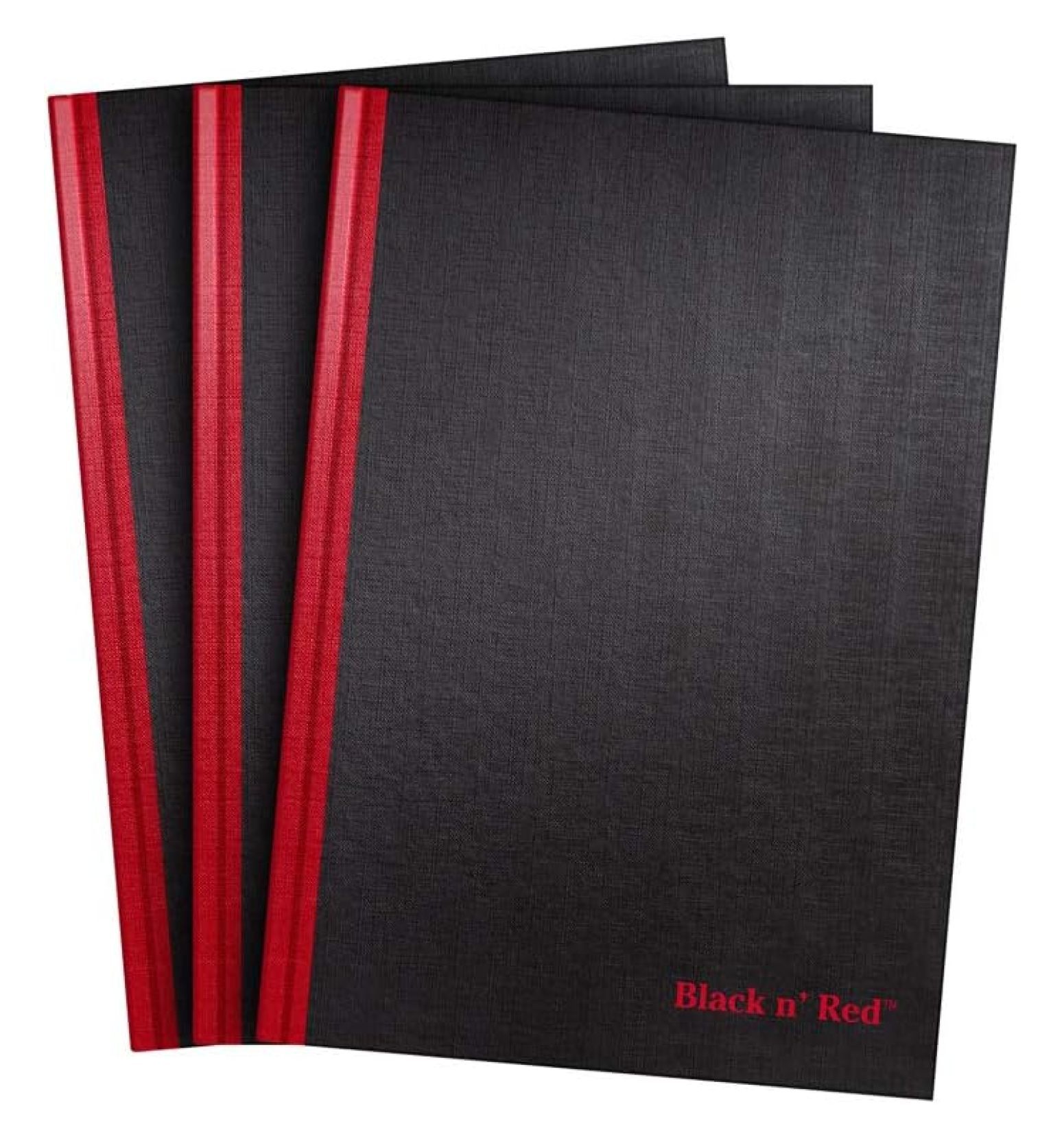 Black n' Red Notebooks, Casebound, Hardcover, 11-3/4" x 8-1/4", Large ...