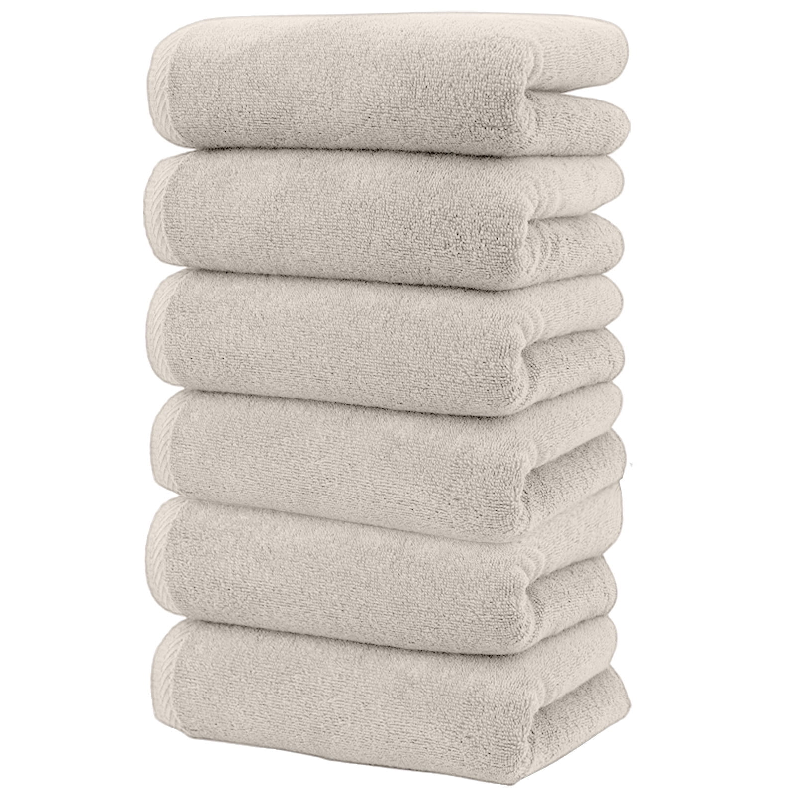 kkbbma 6 Pack Towels Bath Towels Set, Cotton, Quick Dry, Highly ...