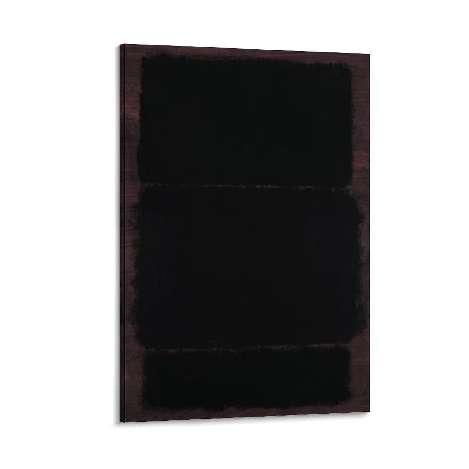 Black on Deep Purple 1969 by Mark Rothko Art Poster Canvas Painting ...