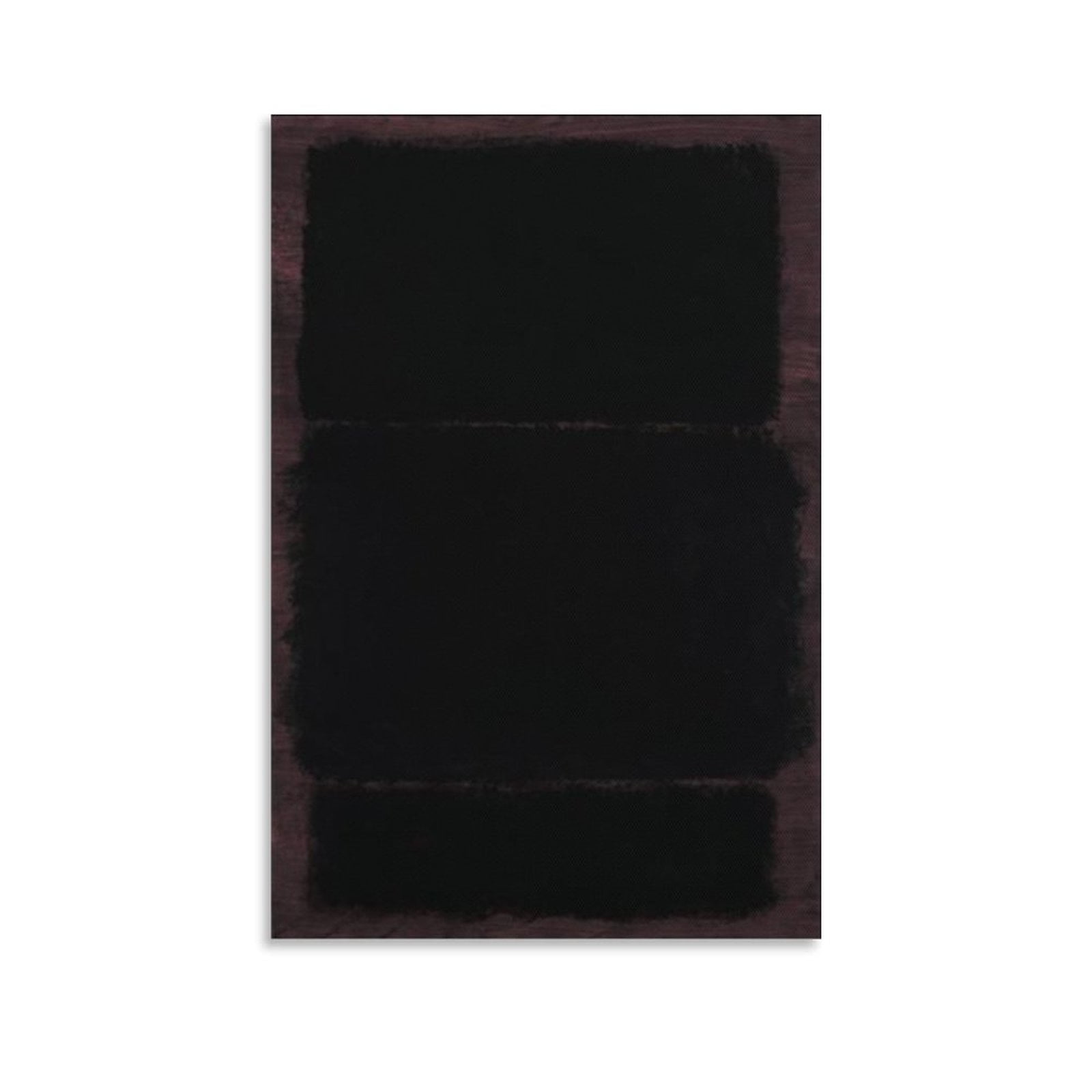 Black on Deep Purple 1969 by Mark Rothko Artworks Picture Print Poster ...