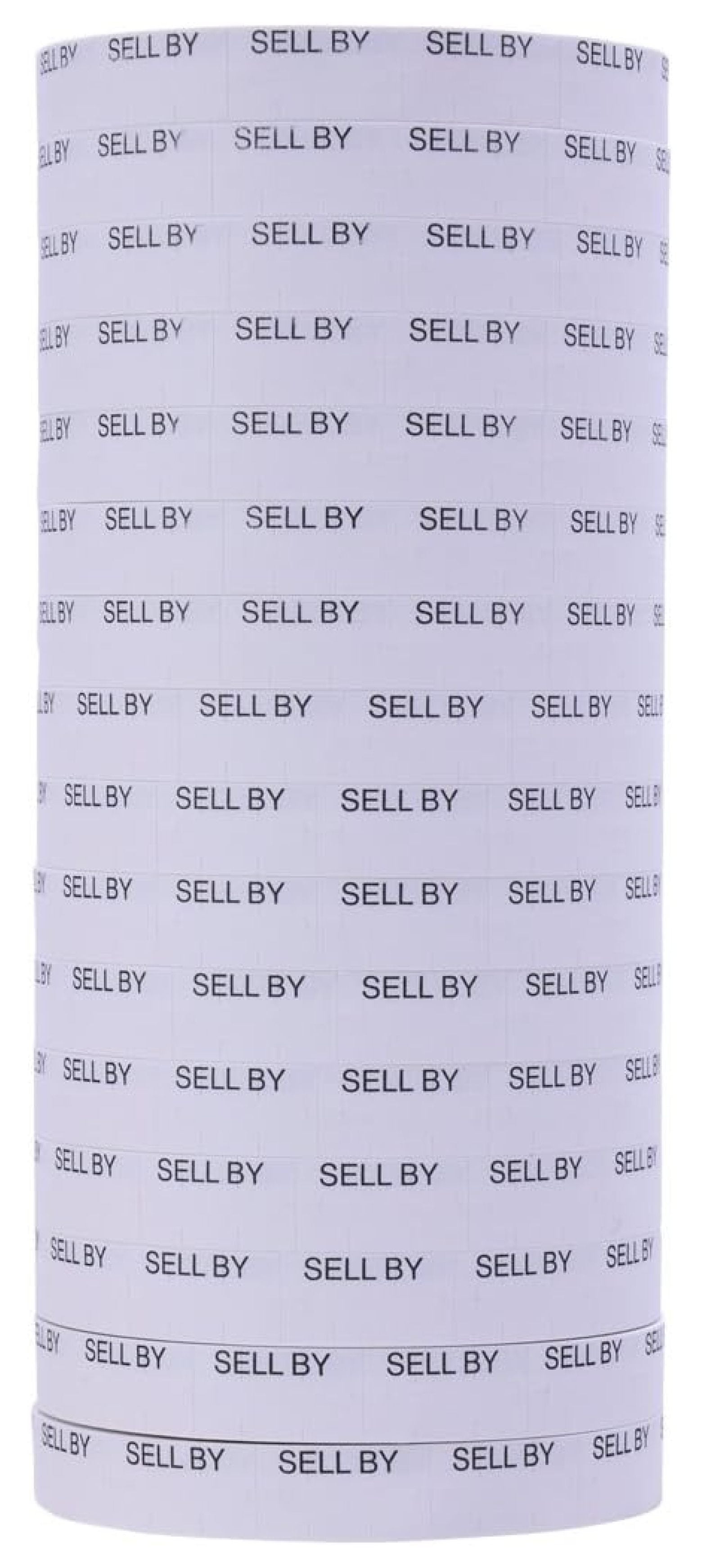 Black on White"SELL BY" Labels to fit Monarch 1110 Pricing. 16 Rolls ...