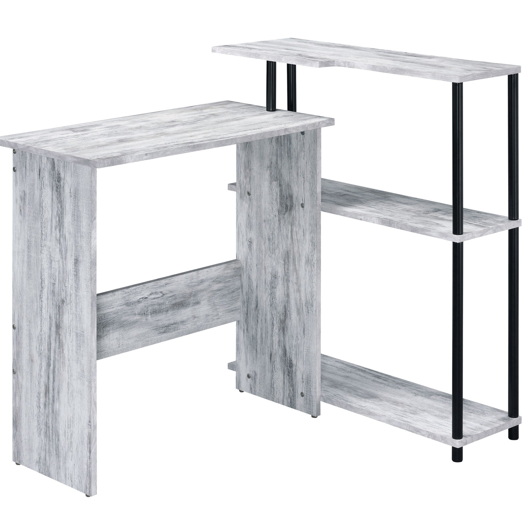 Black rectangular writing desk | Comfortable office working surface ...