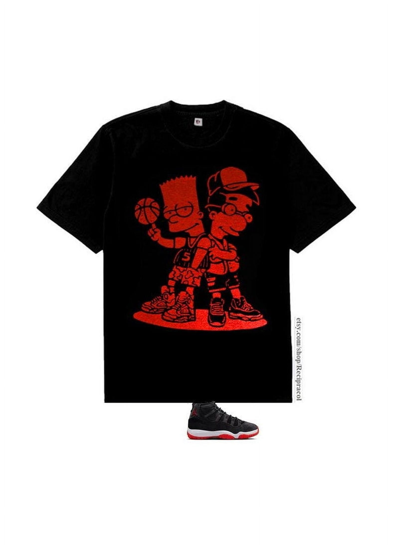 Black red So Icey shirt air Jordan 1 bred 85 outfit - Walmart.com
