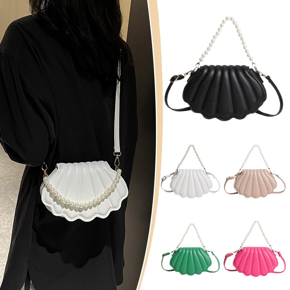 Black sequin shell bag women's new all-match fashion chain shoulder bag ...
