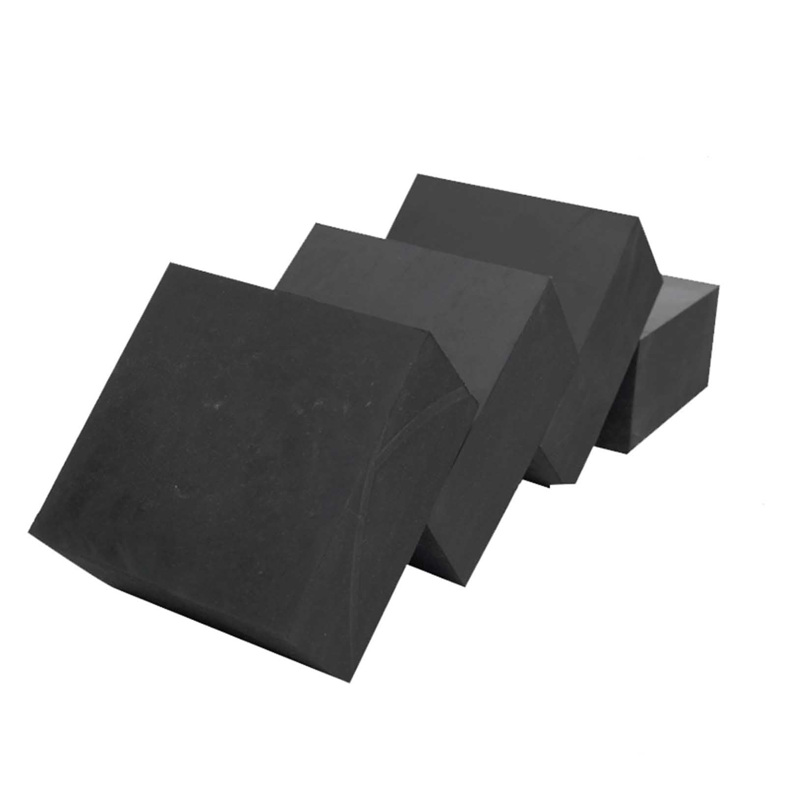 Black silicone rubber blocks, 150x150mm Rubber stamping block ...