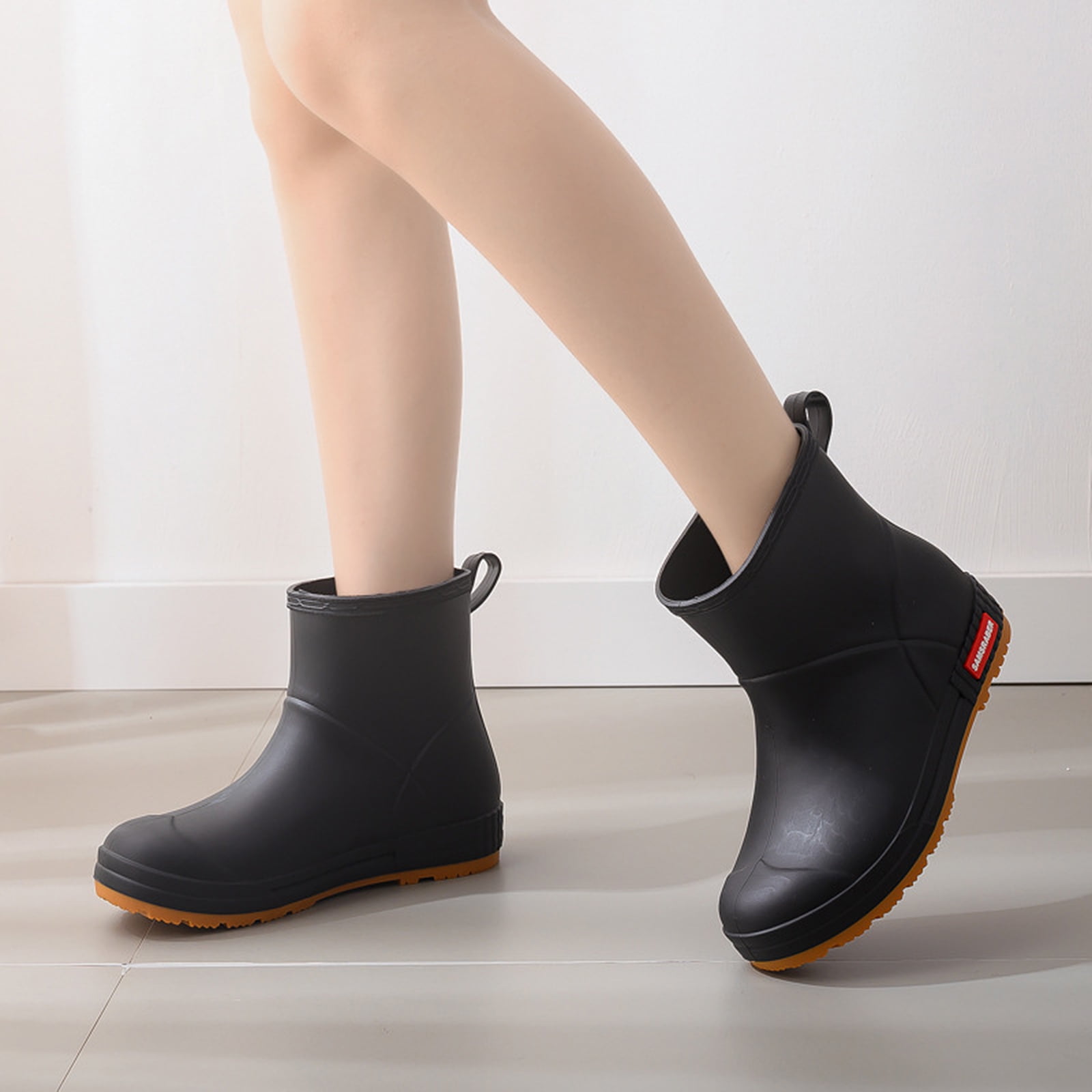 Black size 40 [250] rain boots for men and women, adult water shoes ...