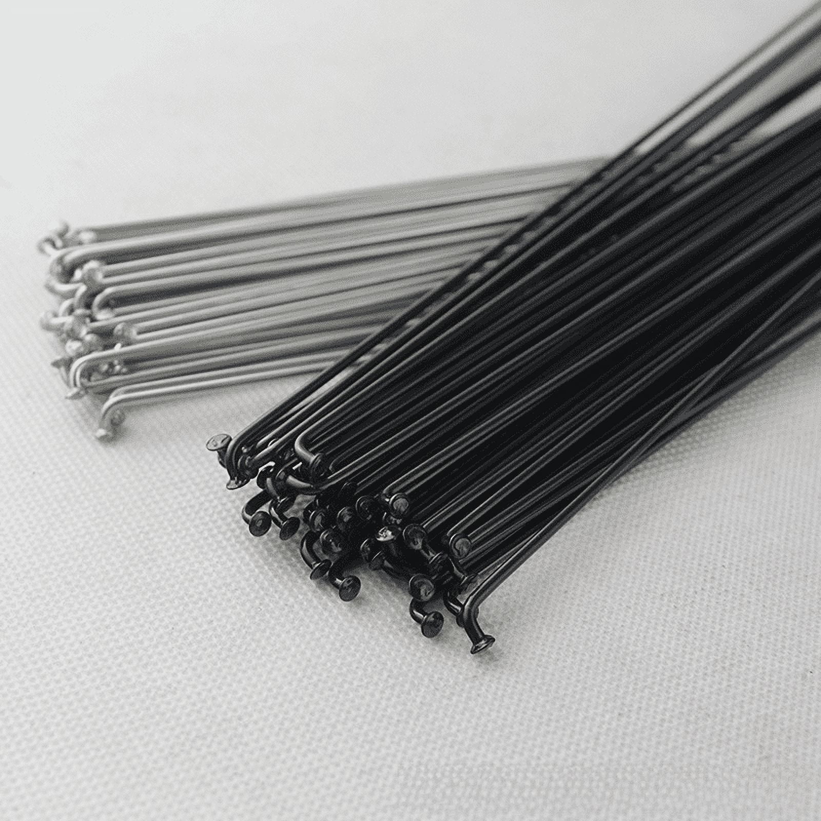 Black stainless steel spokes mountain bike/road bike 14g spokes with ...