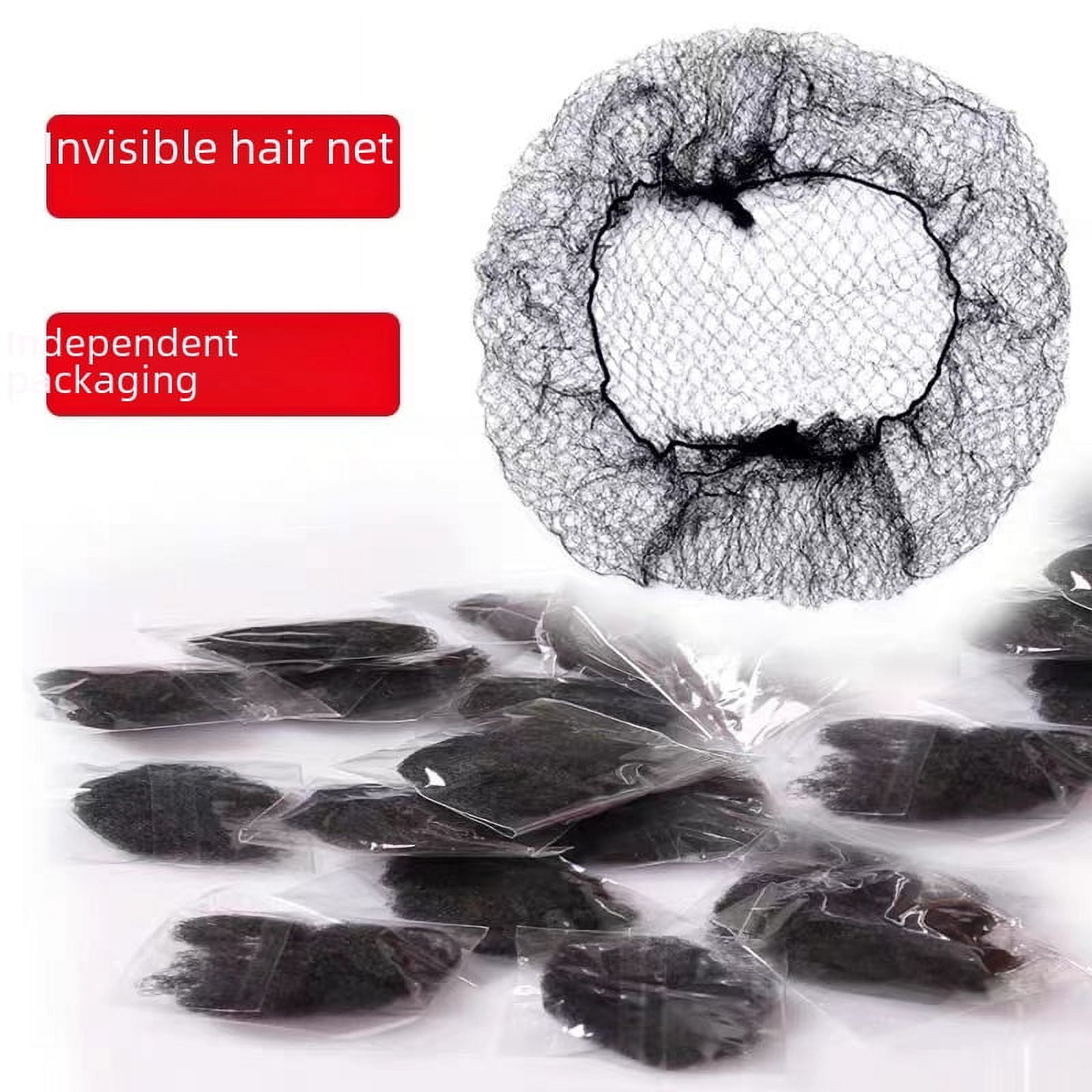 Black ultra-fine invisible hair net female flight attendant children's ...