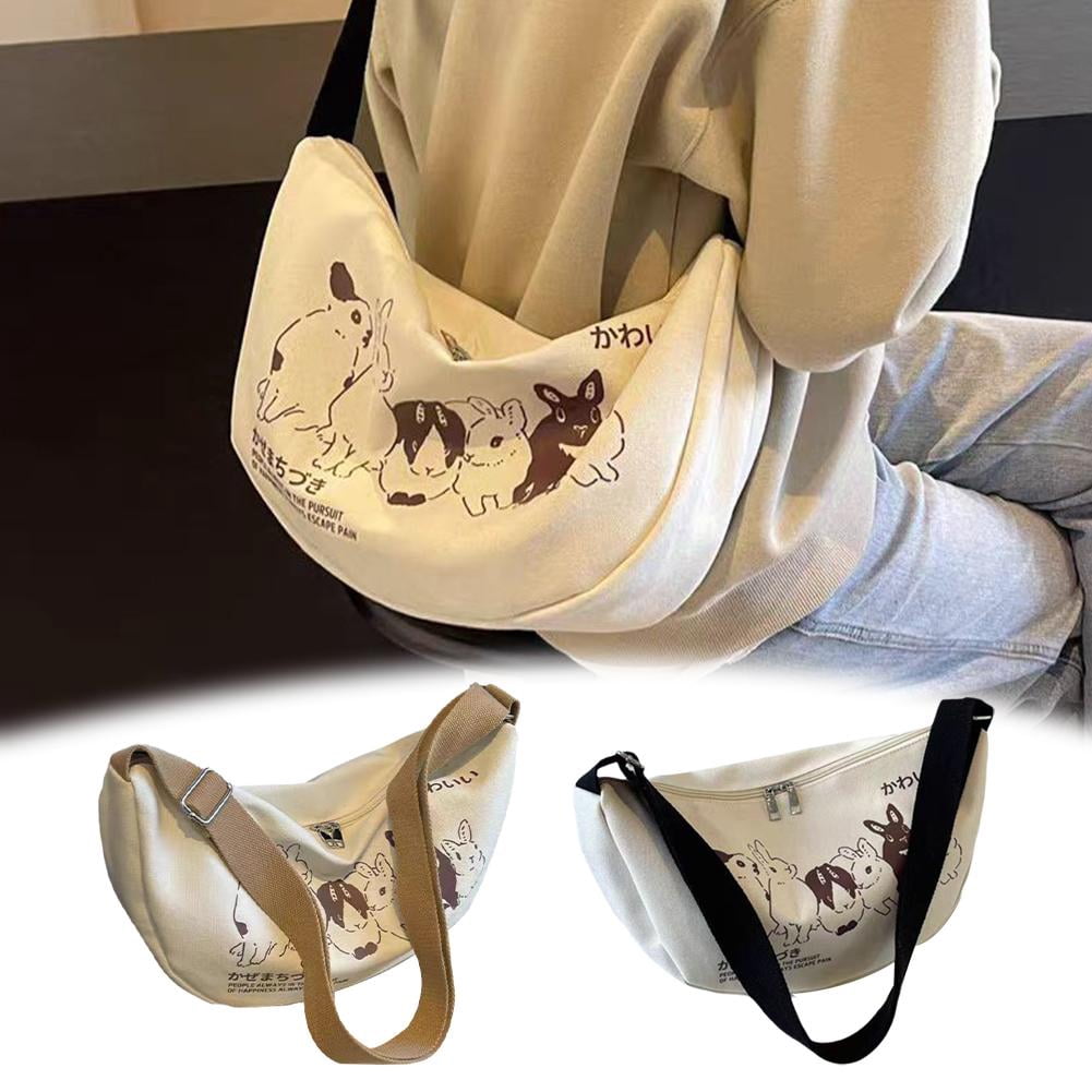Black upgraded lining small canvas bag female spring and summer new ...
