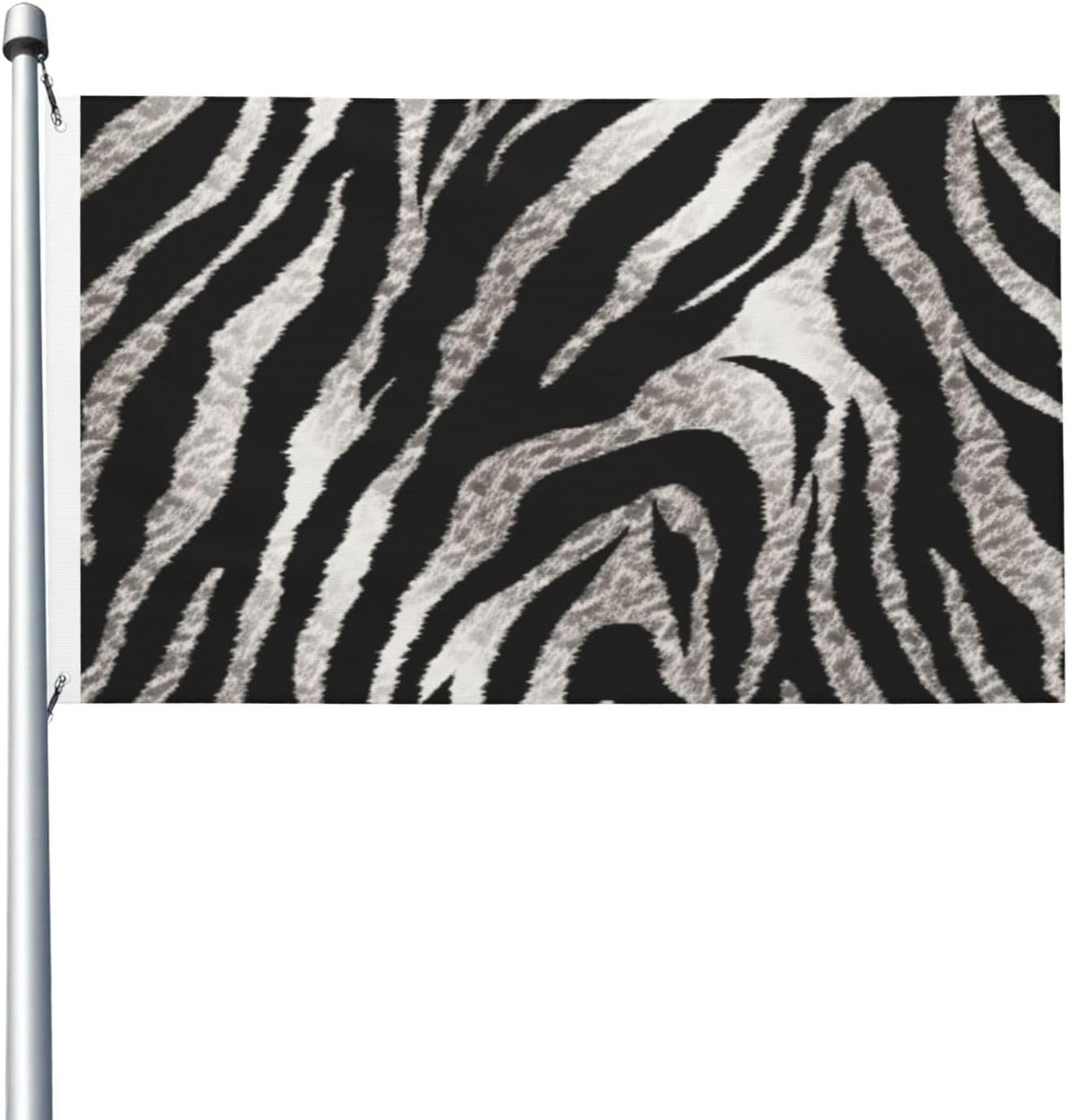 Black and white zebra print Garden Flag Welcome Flags for Outside ...
