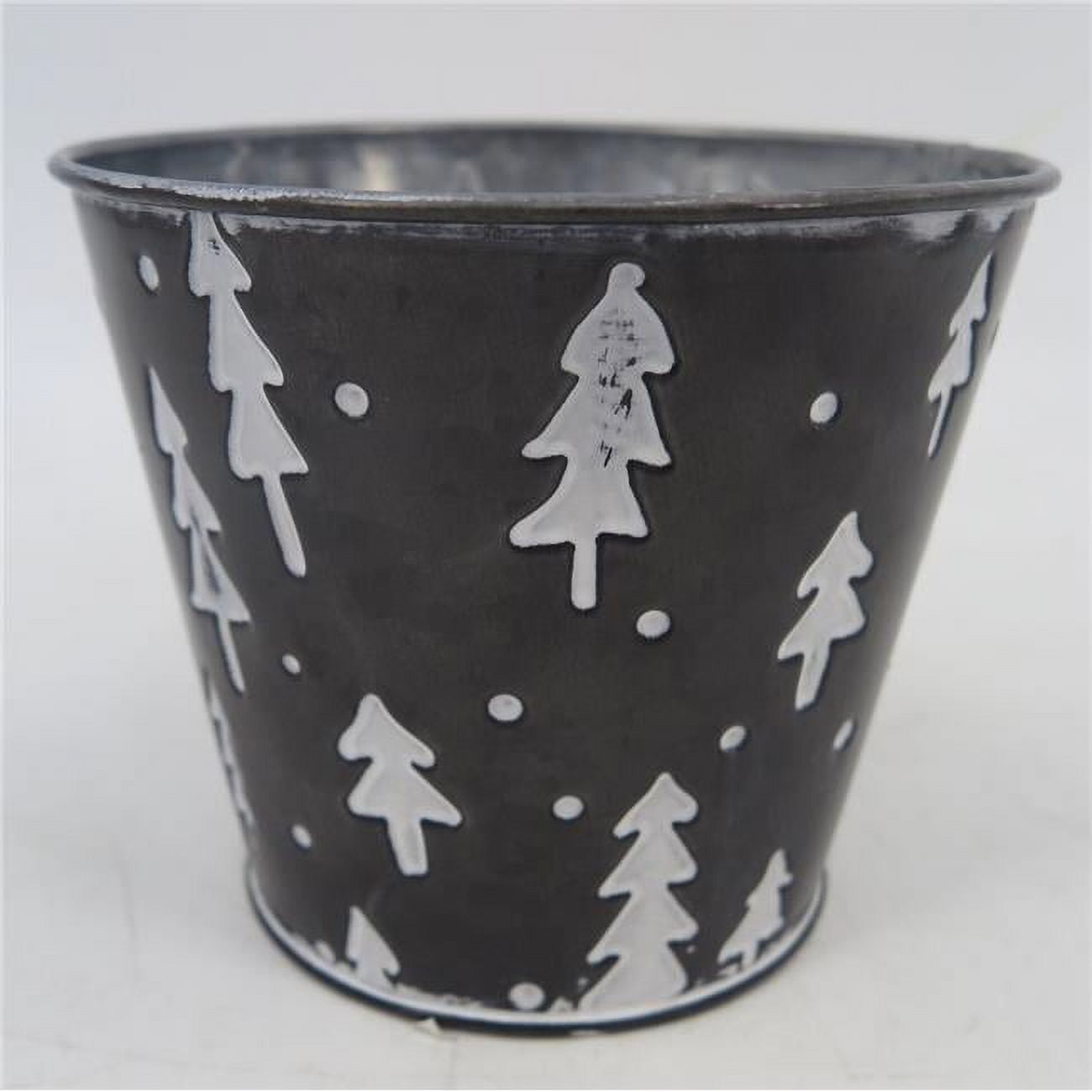 Black with White Trees Planter - Walmart.com