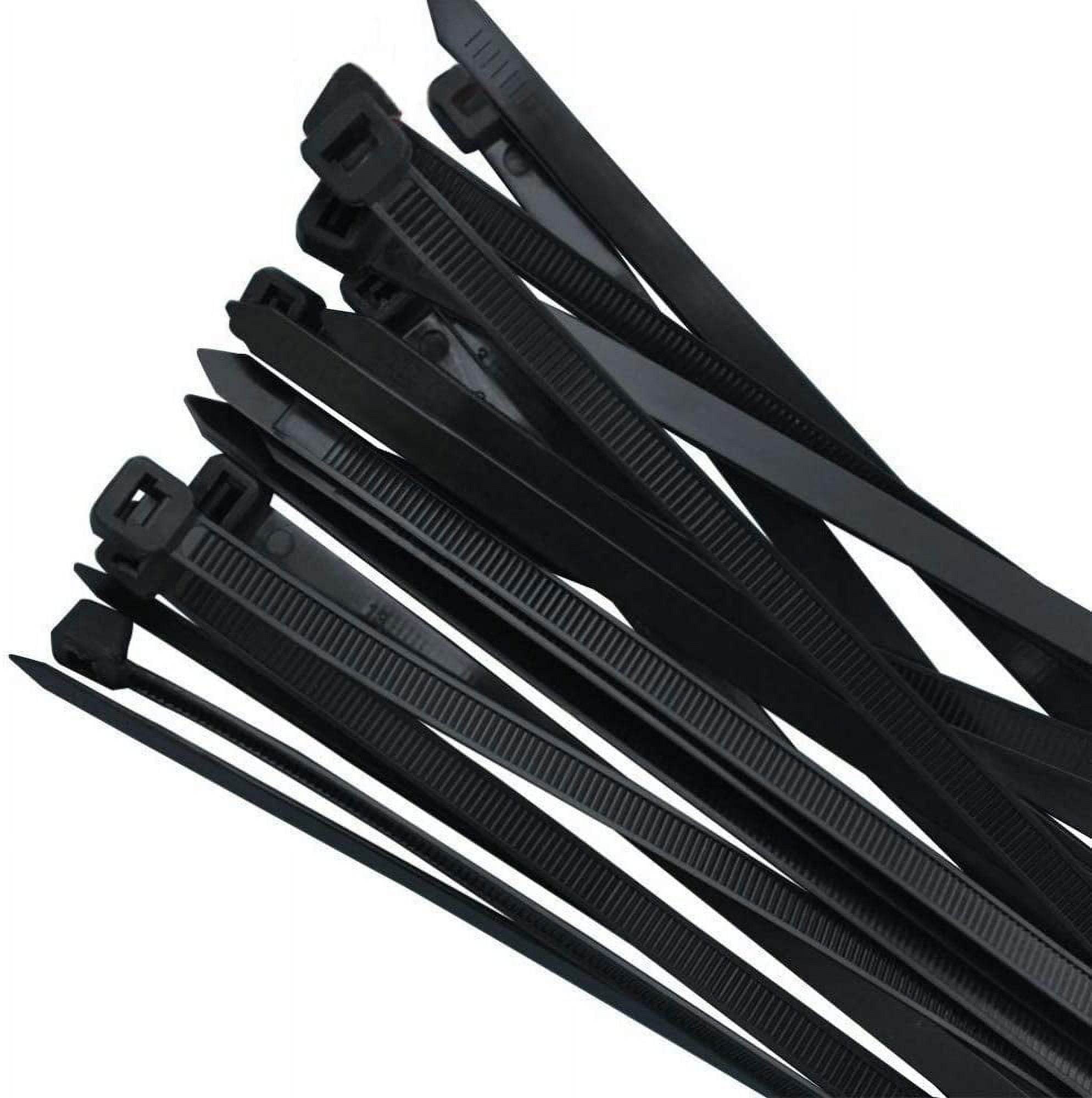 Black zip ties large Cable ties Nylon zip ties 16 inch long Zip ties100 ...