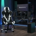 BlackArc Delta Gaming Setup: Reclining Chair with Lumbar Support ...