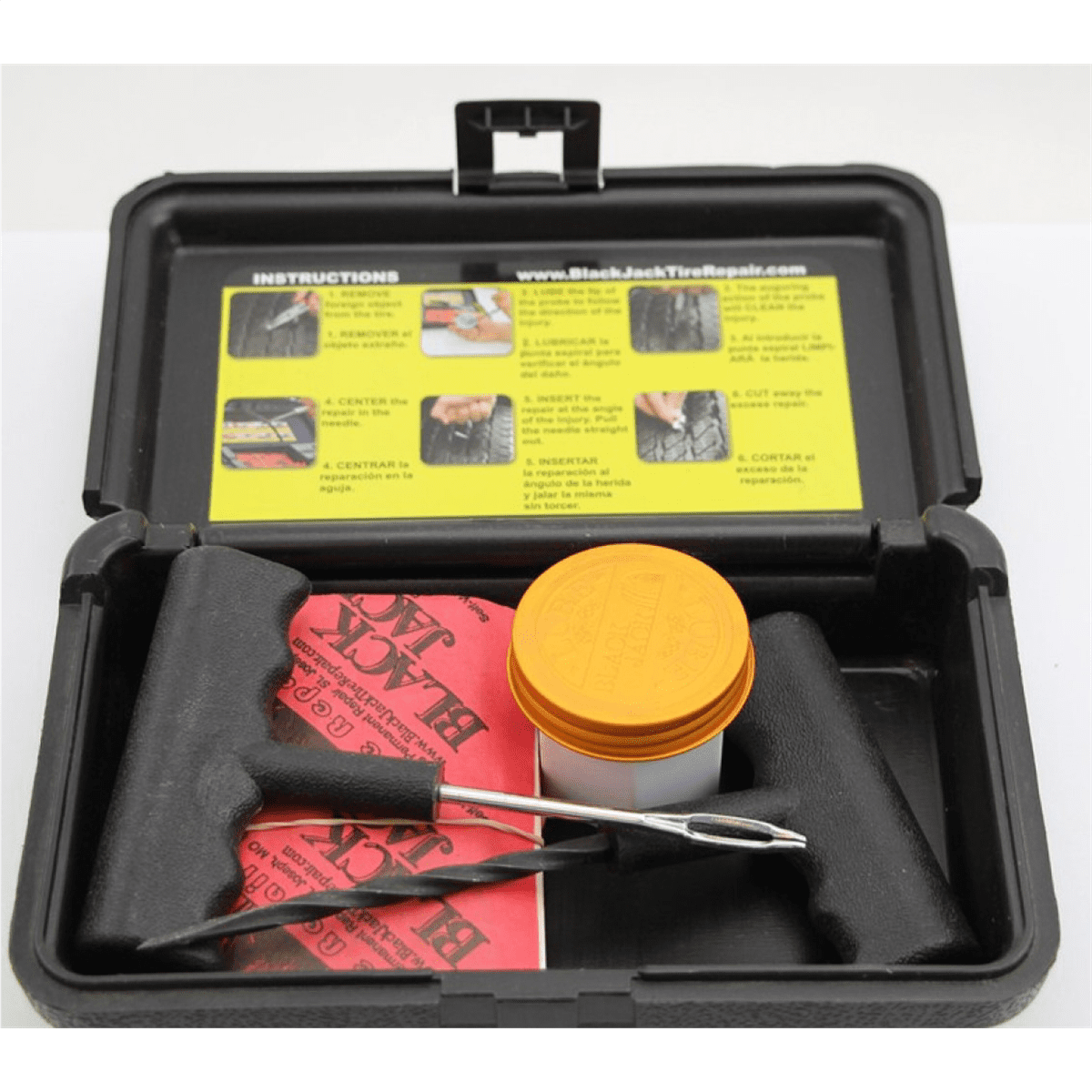 BlackJack Tire Supplies Small Repair Kit With Plastic Tools - Walmart.com