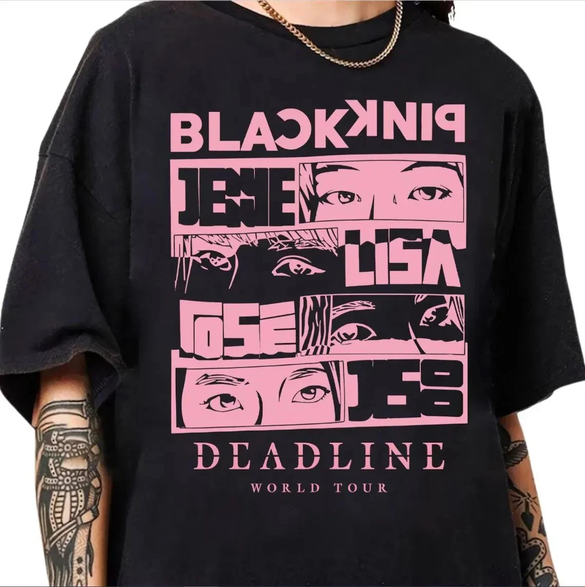 BlackPink 2025 Deadline World Tour Shirt, BlackPink In Your Area World ...
