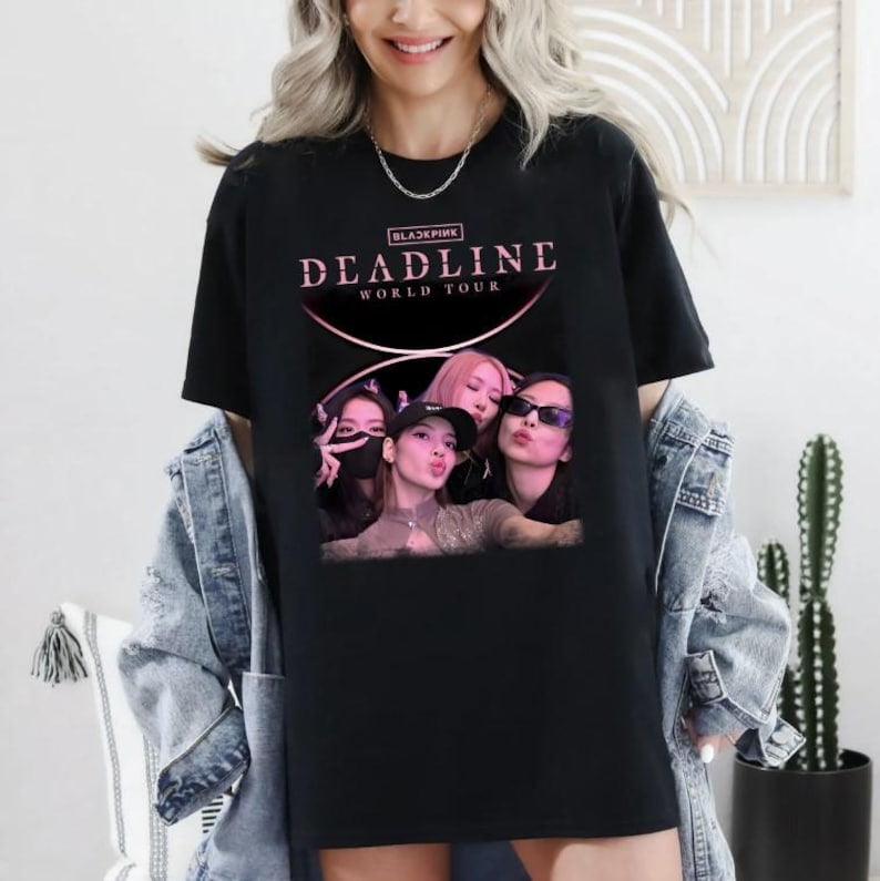 BlackPink Deadline Tour T-Shirt, BlackPink Shirt, Black Pink Jennie ...