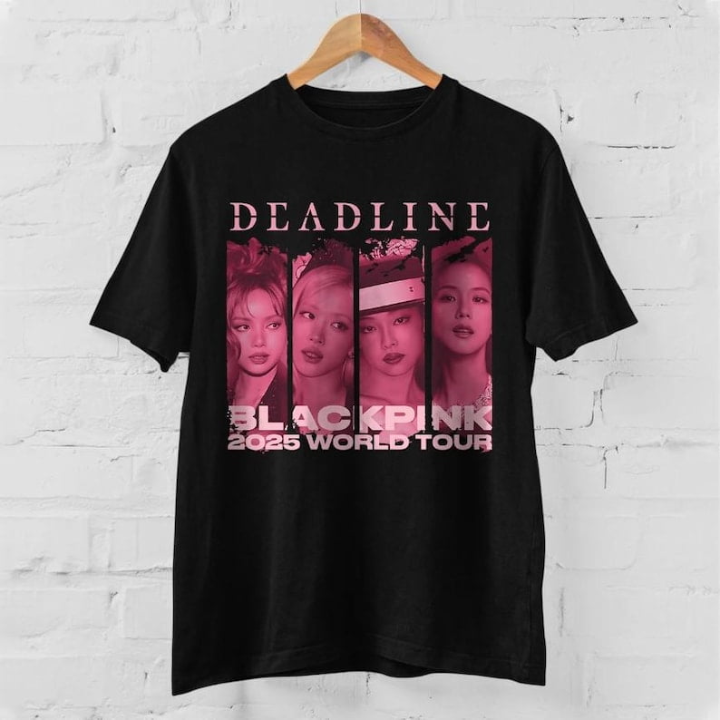 BlackPink Deadline Tour T-Shirt, BlackPink Shirt, BlackPink Jennie ...
