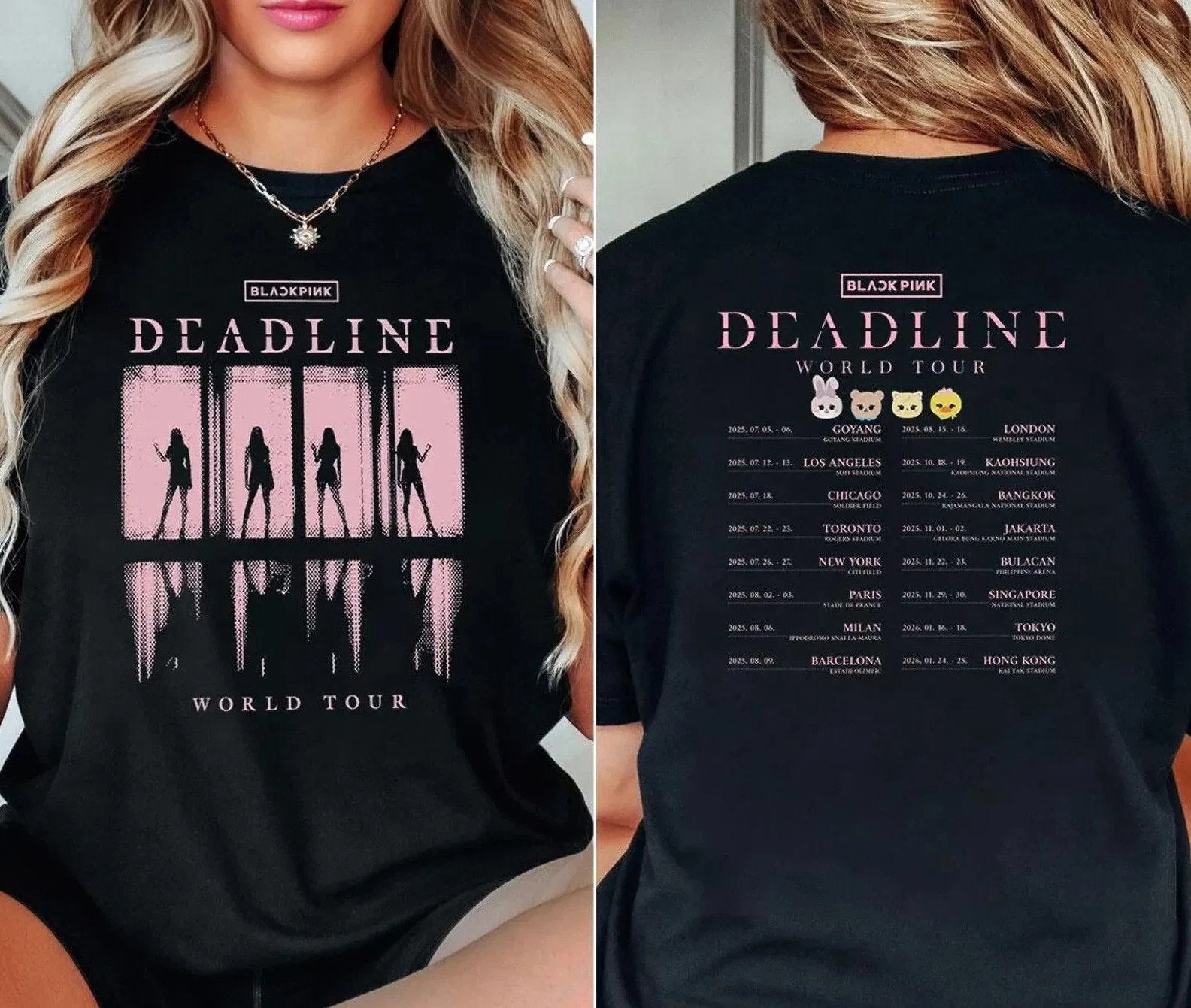 BlackPink Deadline World Tour 2025 Shirt, BlackPink In Your Area, Blink ...