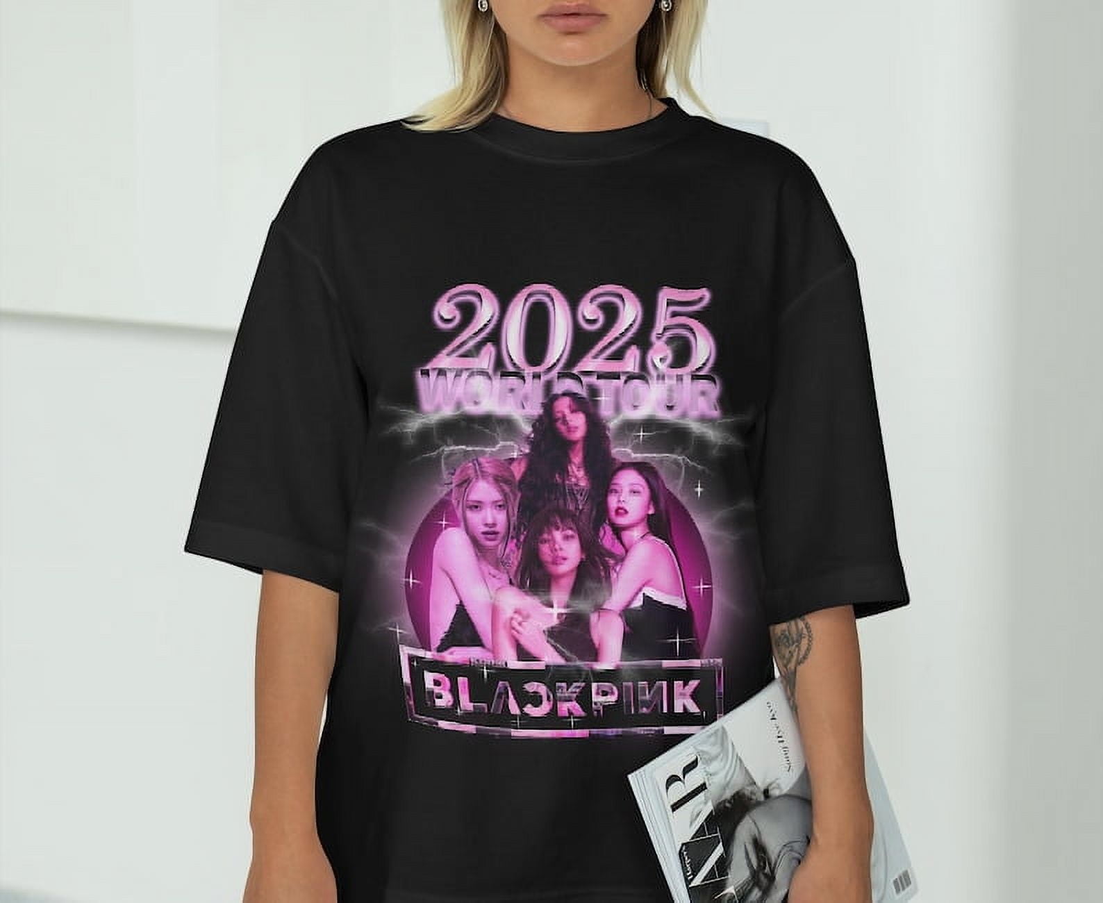 BlackPink Shirt, Born Pink shirt, Kpop Fan Tee, Kpop Merch Shirt, Blackpink 2025 World Tour tee ...