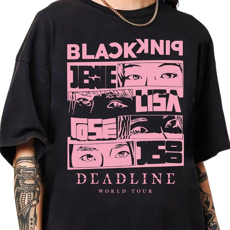 BlackPink Shirt, Born Pink shirt, Kpop Fan Tee, Kpop Merch Shirt ...