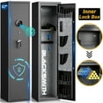 BlackSmith Biometric Gun Safe - Capacity for 6 Rifles & Pistols - Small ...