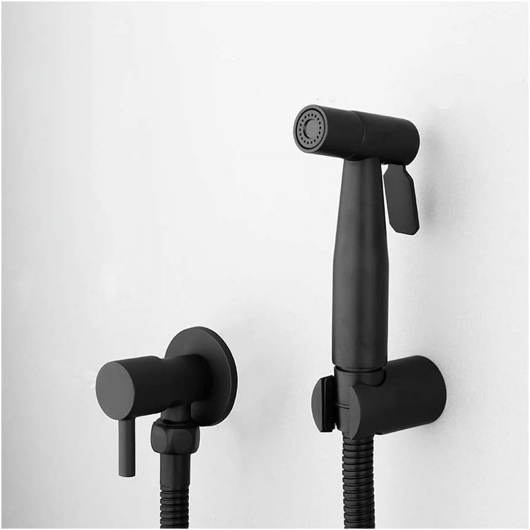 BlackSprayer Stainless Steel Handheld Shower Toilet Sprayer Single Cold ...