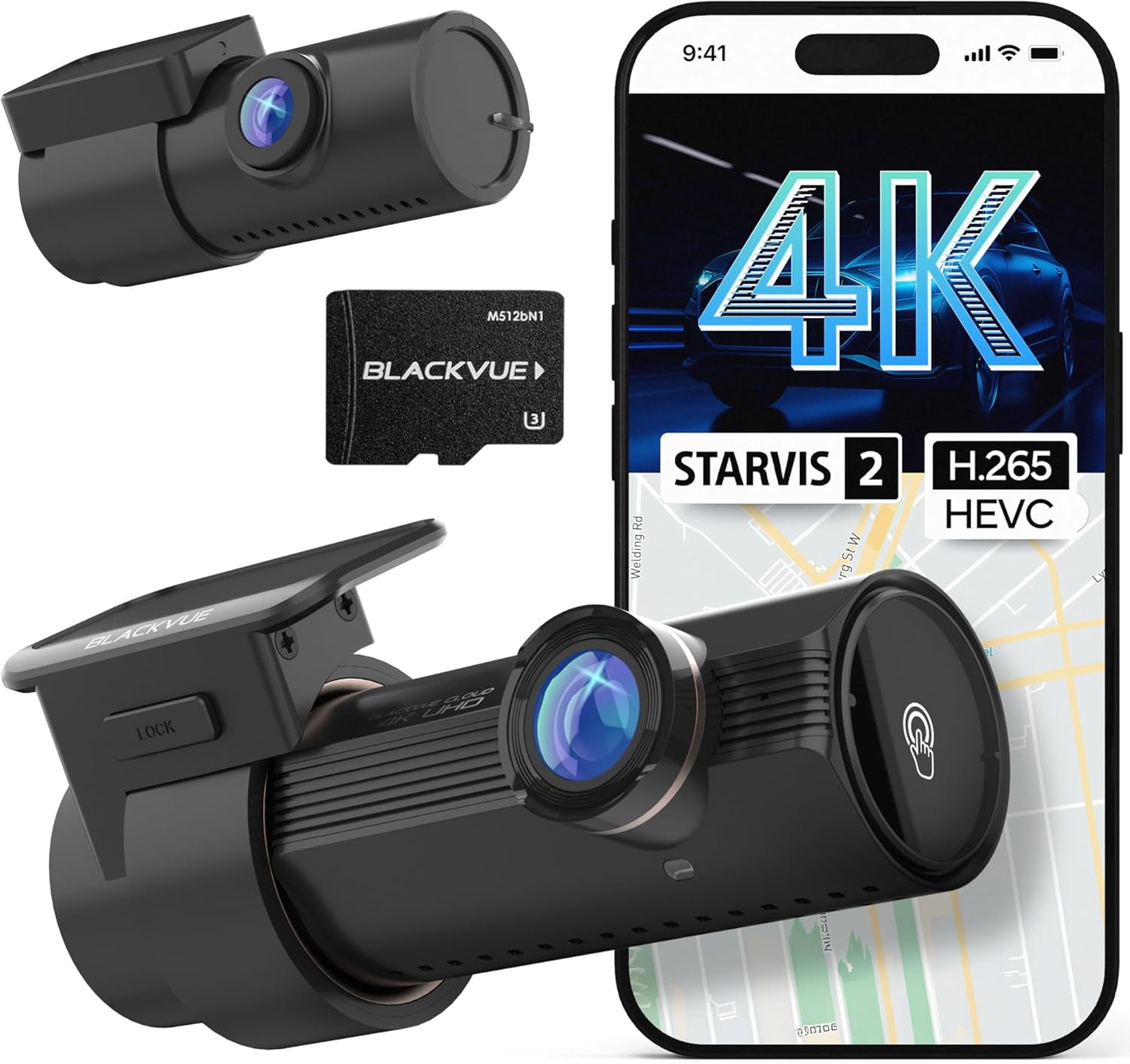 BlackVue DR970X-2CH Plus II Dash Cam – 4K UHD Front & Full HD Rear with ...