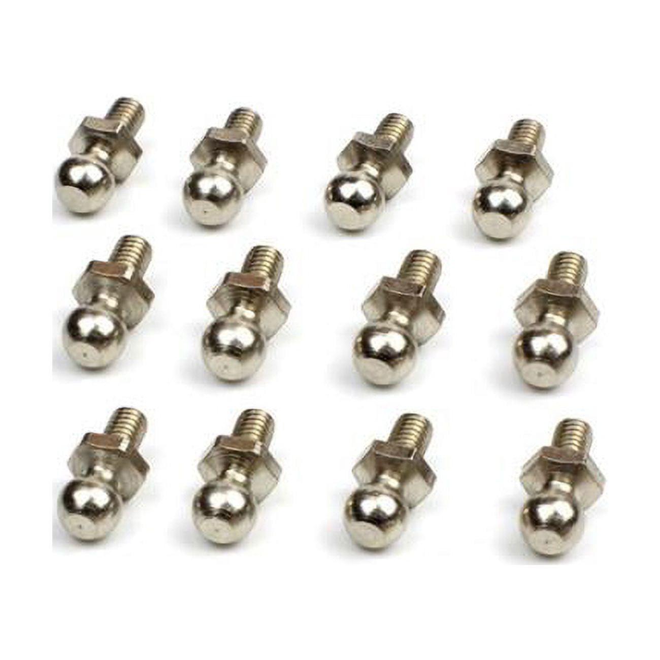 BlackZon BZN540143 4.8 x 12 mm Ball Stud Smyter Race Parts - 12 Piece ...