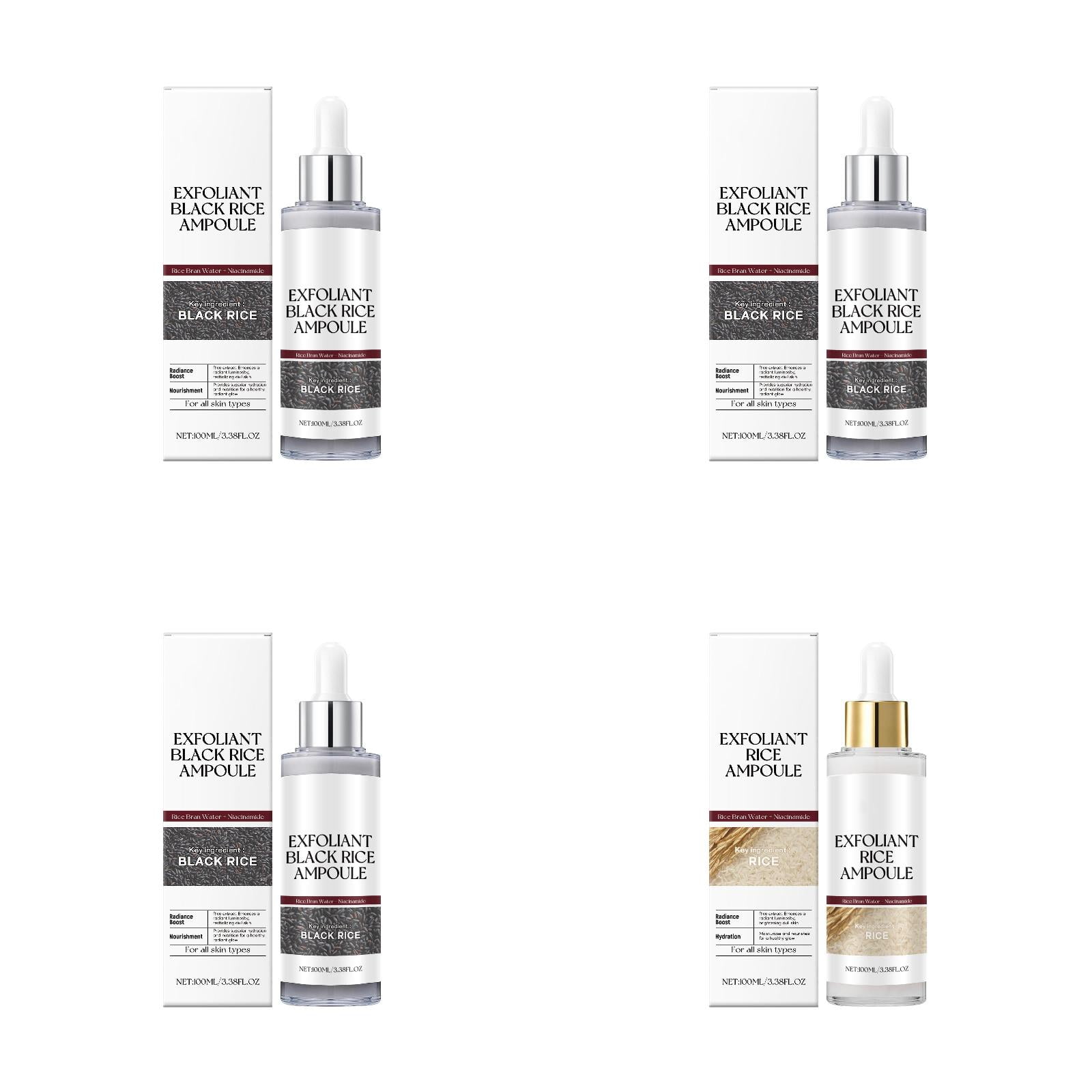 Blackand White Rice Exfoliant, Peel Shot Glow Rice, Moisturizing & Pore ...