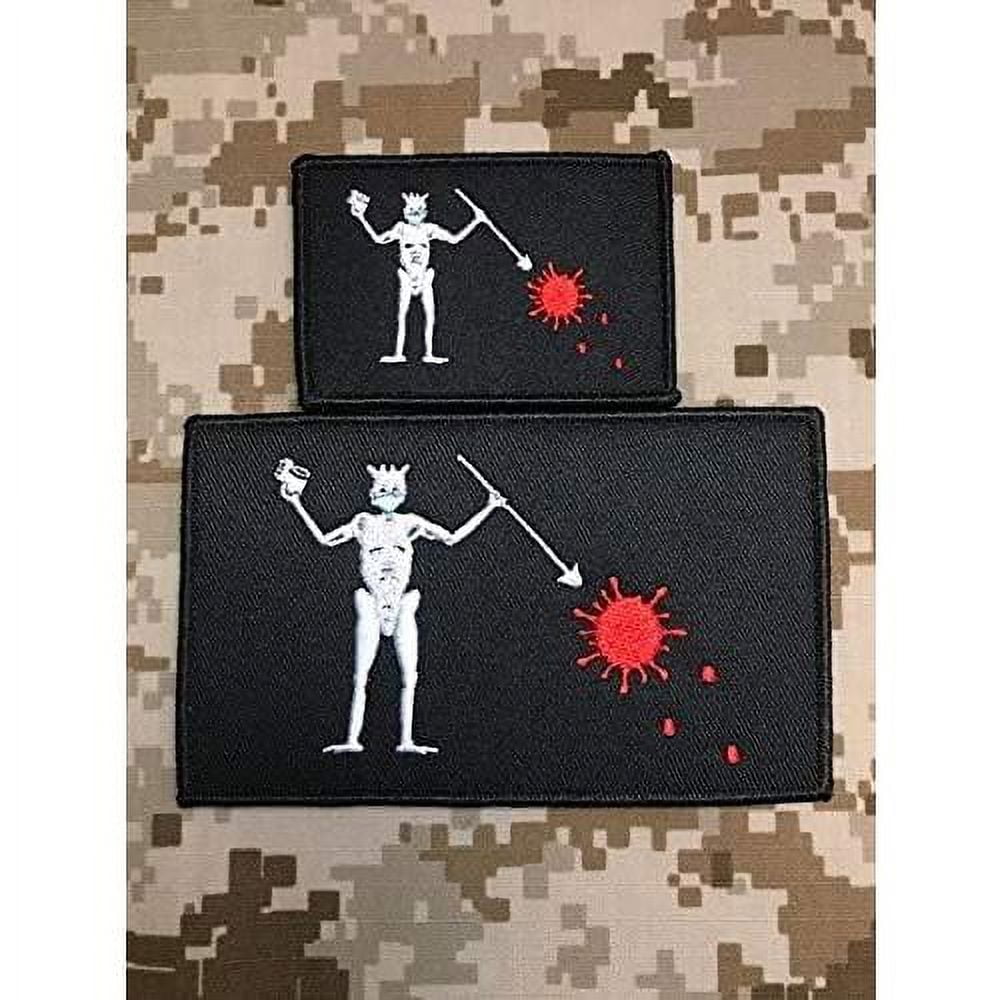 Blackbeard Pirate Embroider Patch 2020 Set Navy Seal Team 3 Edward ...