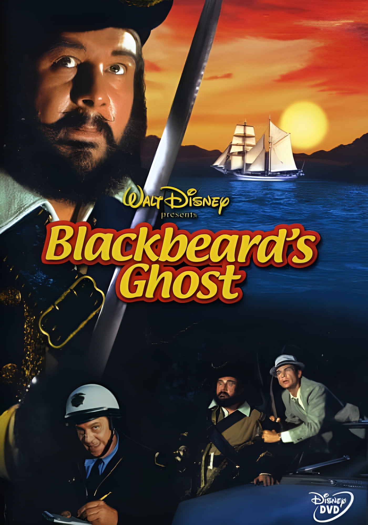 Blackbeard's Ghost (DVD), Walt Disney Video, Comedy - Walmart.com