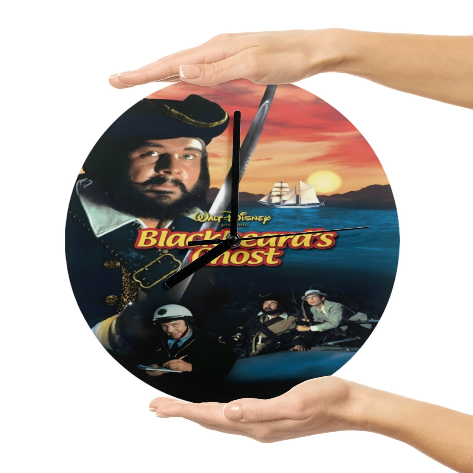 Blackbeard's Ghost MDF Wall Clock（11.6"） - Walmart.com